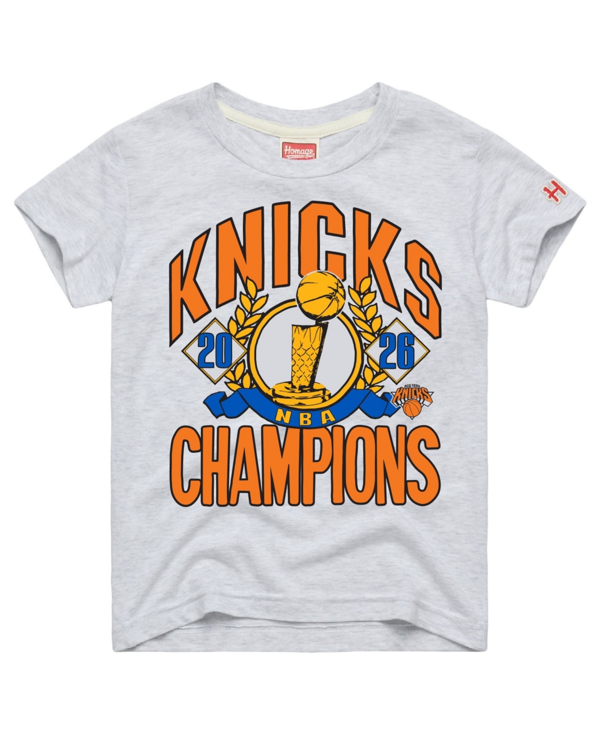 Click here for Homage Toddler Gray New York Knicks 2026 Nba Final... prices