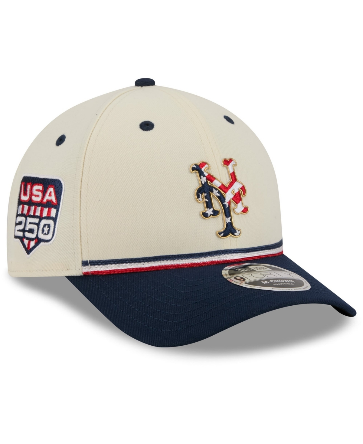 Click here for New Era Big Boys and Girls Cream/Navy New York Met... prices