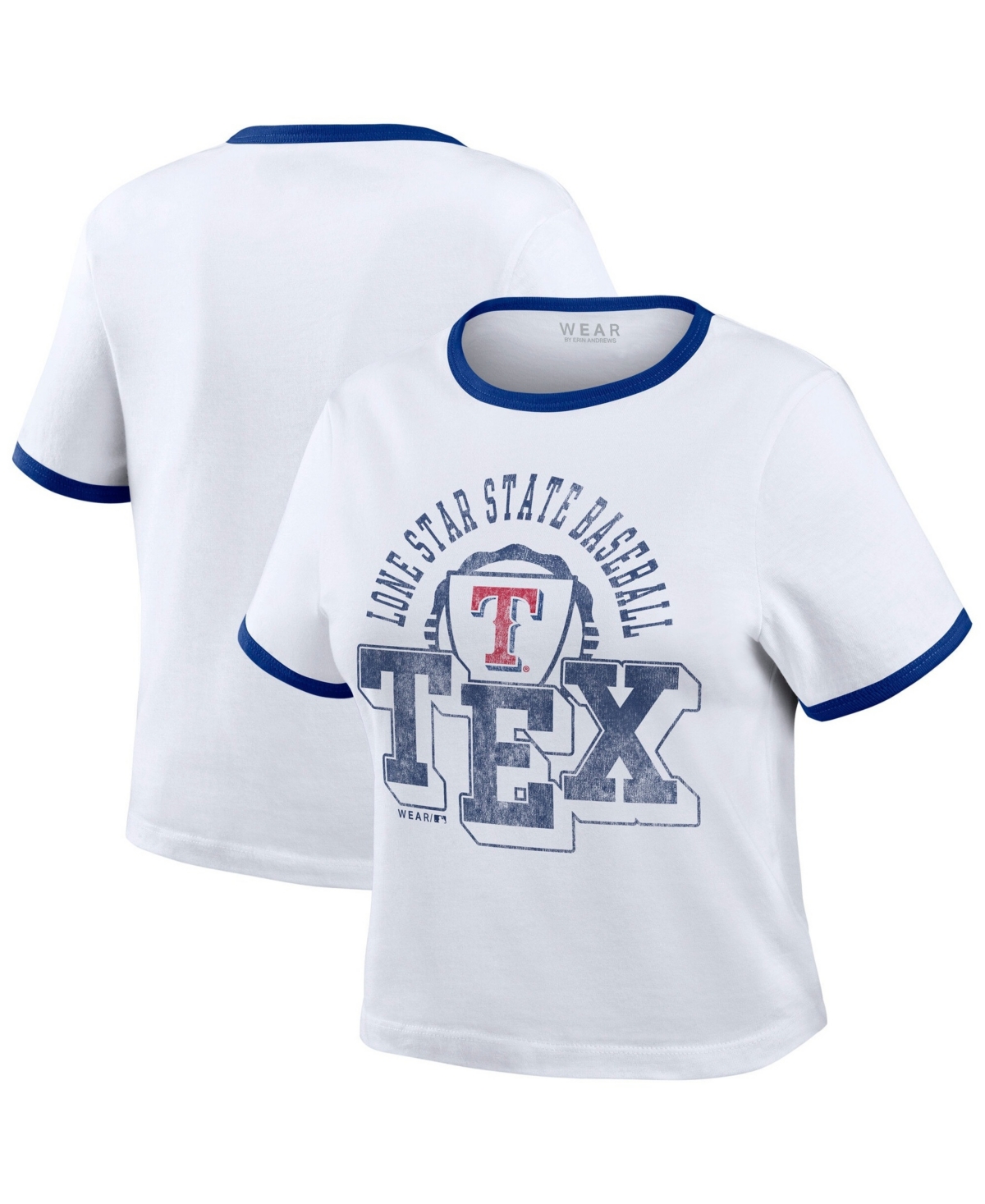 Click here for Wear by Erin Andrews Womens White Texas Rangers Ri... prices
