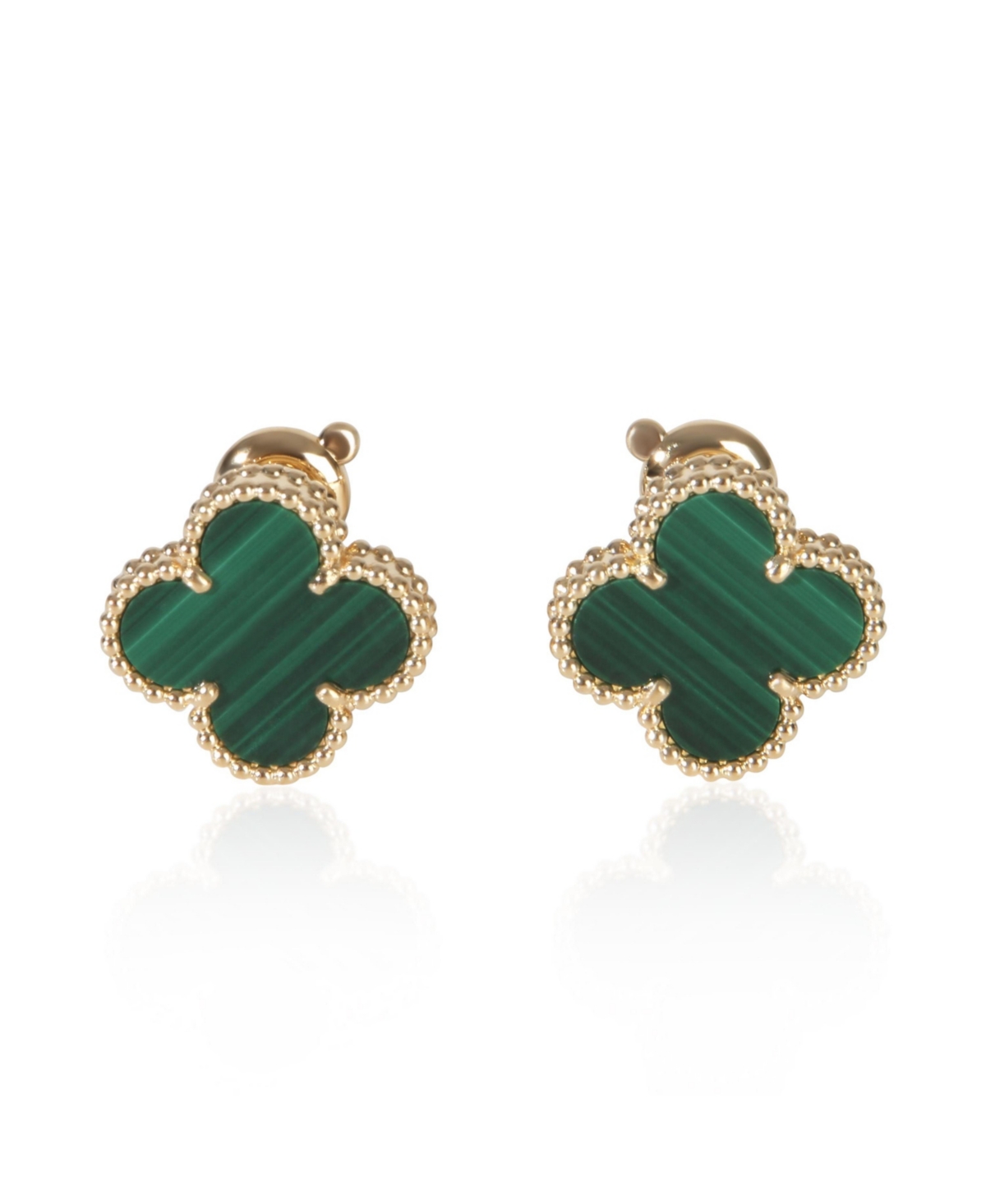 Click here for Pre-Owned Van Cleef & Arpels Yellow Gold Malachite... prices