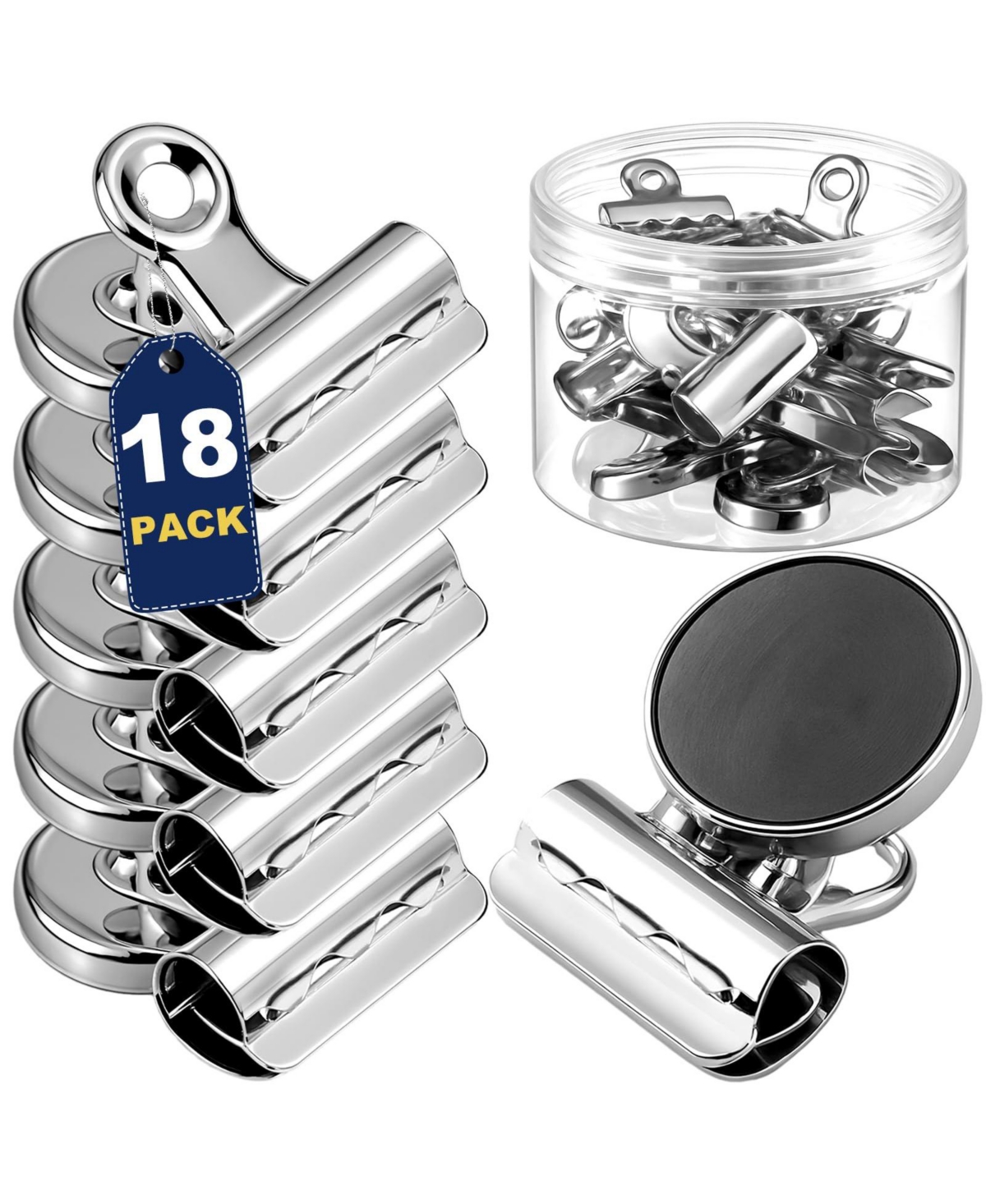 Click here for Danrong Pack Heavy Duty Metal Magnetic Clips With... prices