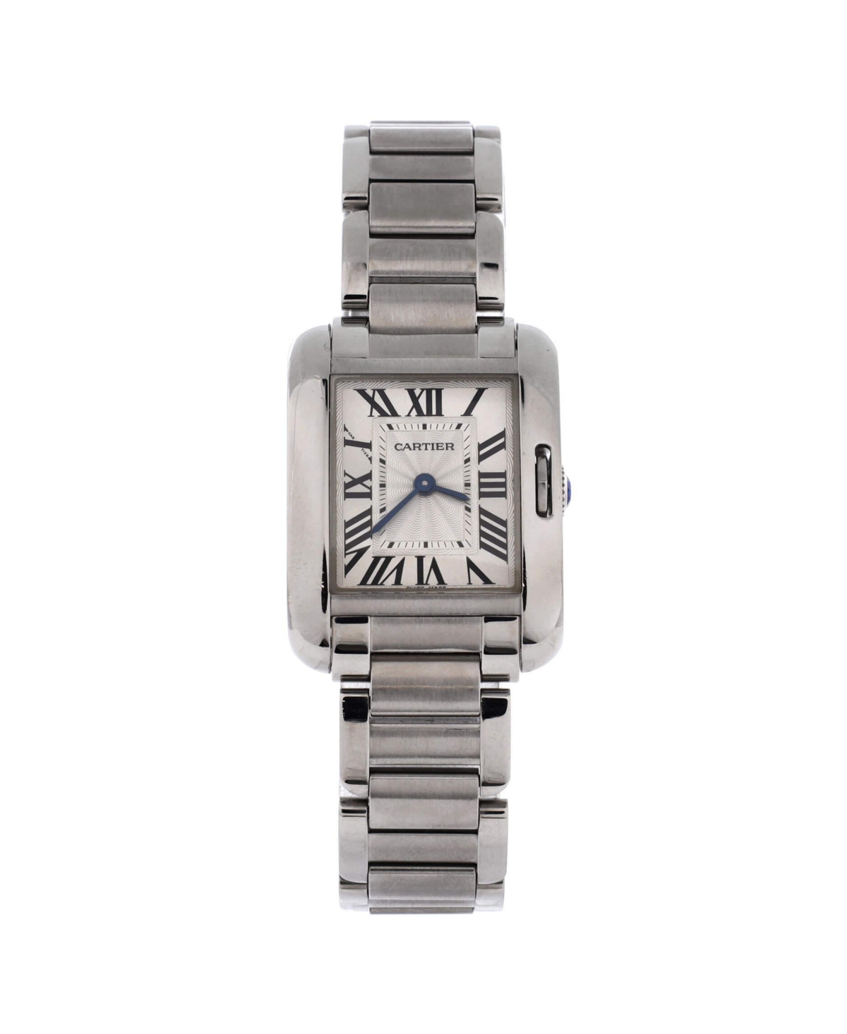 Click here for Pre-Owned Cartier Tank Anglaise Quartz Watch in St... prices