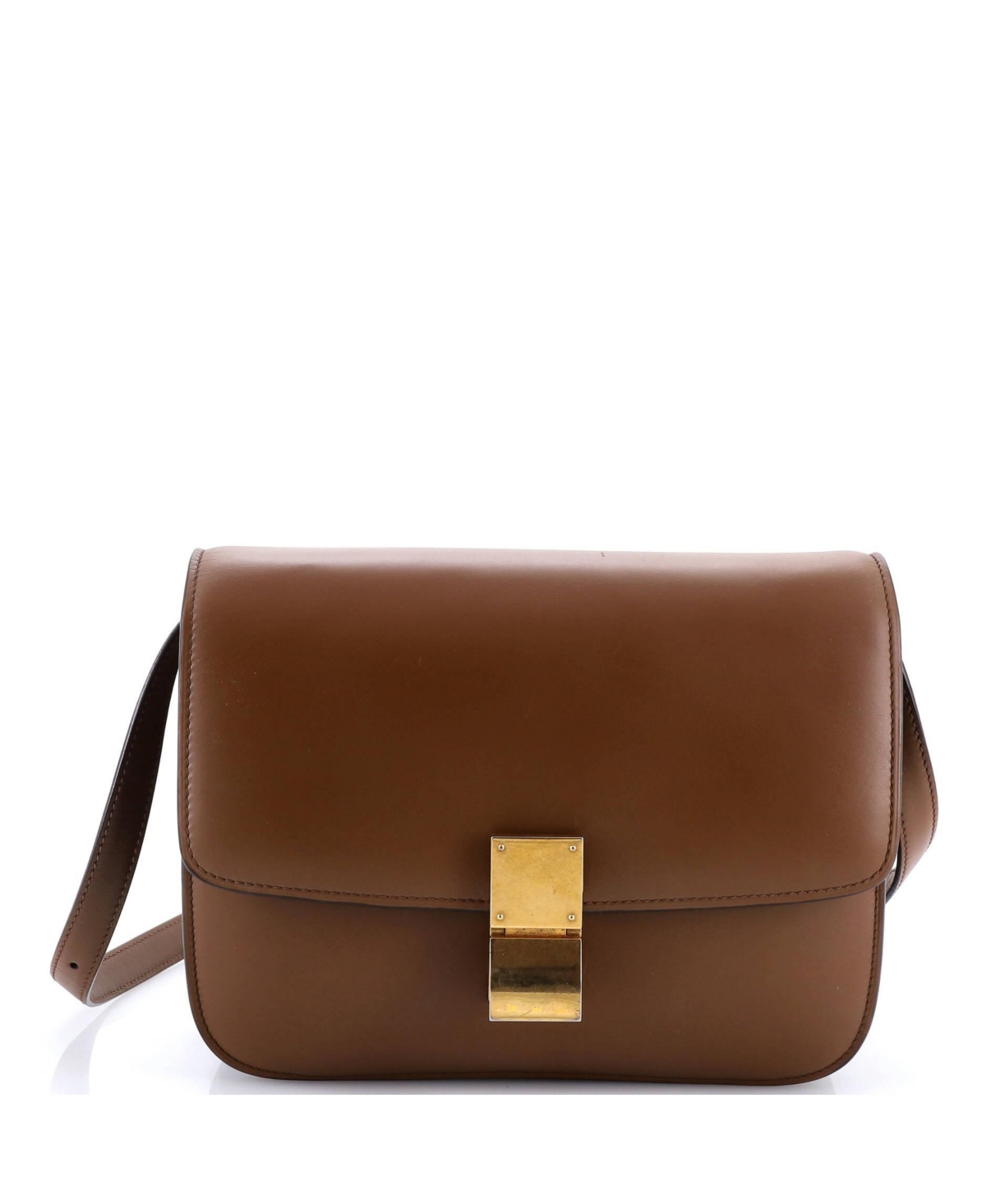 Click here for Pre-Owned Celine Medium Classic Box Bag Smooth Lea... prices