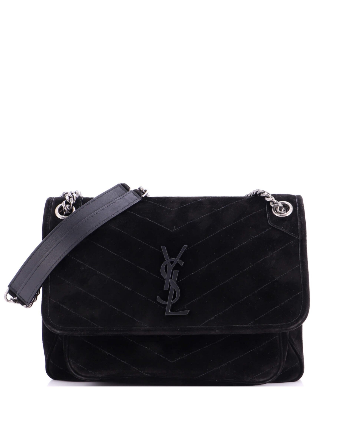 Click here for Pre-Owned Saint Laurent Medium Niki Chain Flap Bag... prices