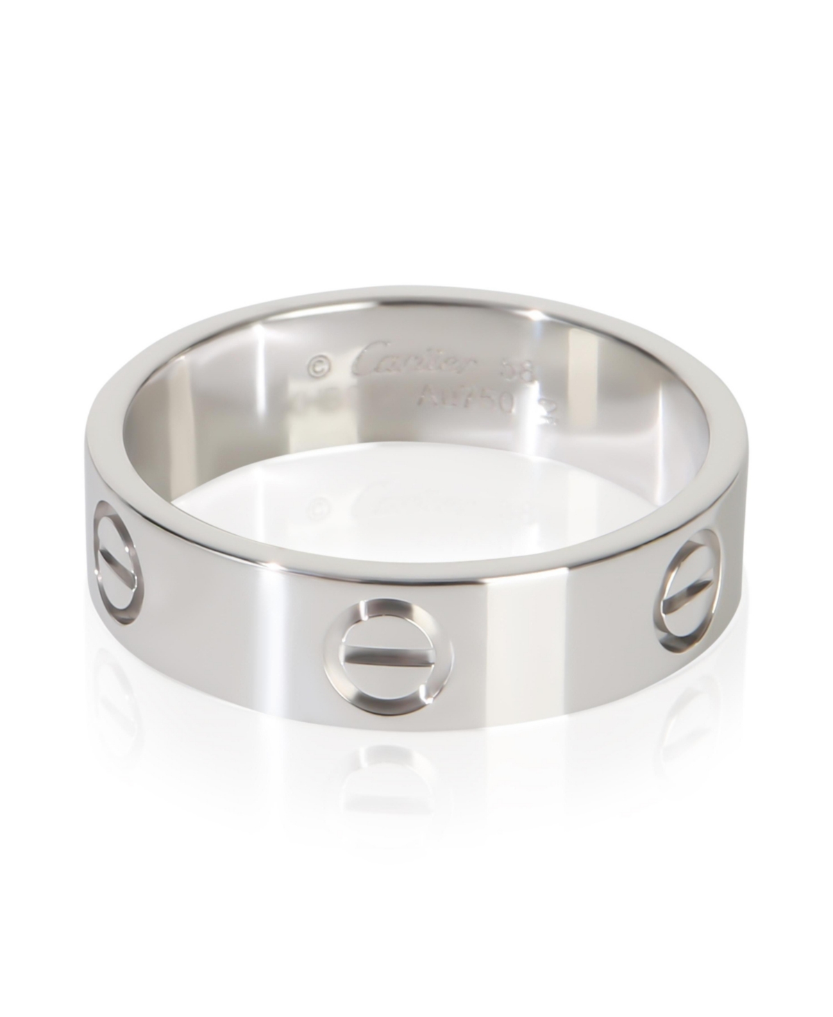 Click here for Pre-Owned Cartier White Gold Love Ring - White gol... prices