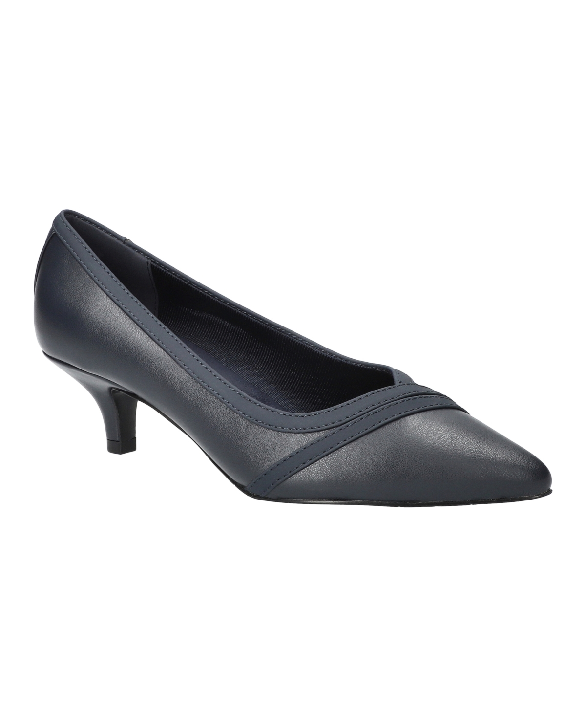 Click here for Easy Street Womens Maye Pointed Toe Pumps - Navy L... prices