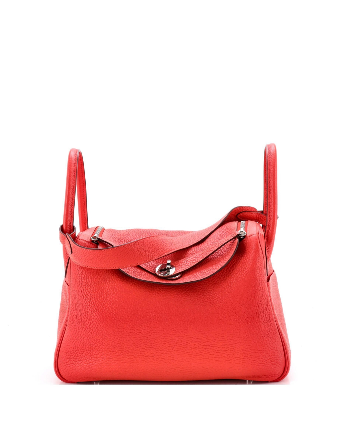 Click here for Pre-Owned HERMES 30 Lindy Bag Clemence - Red prices