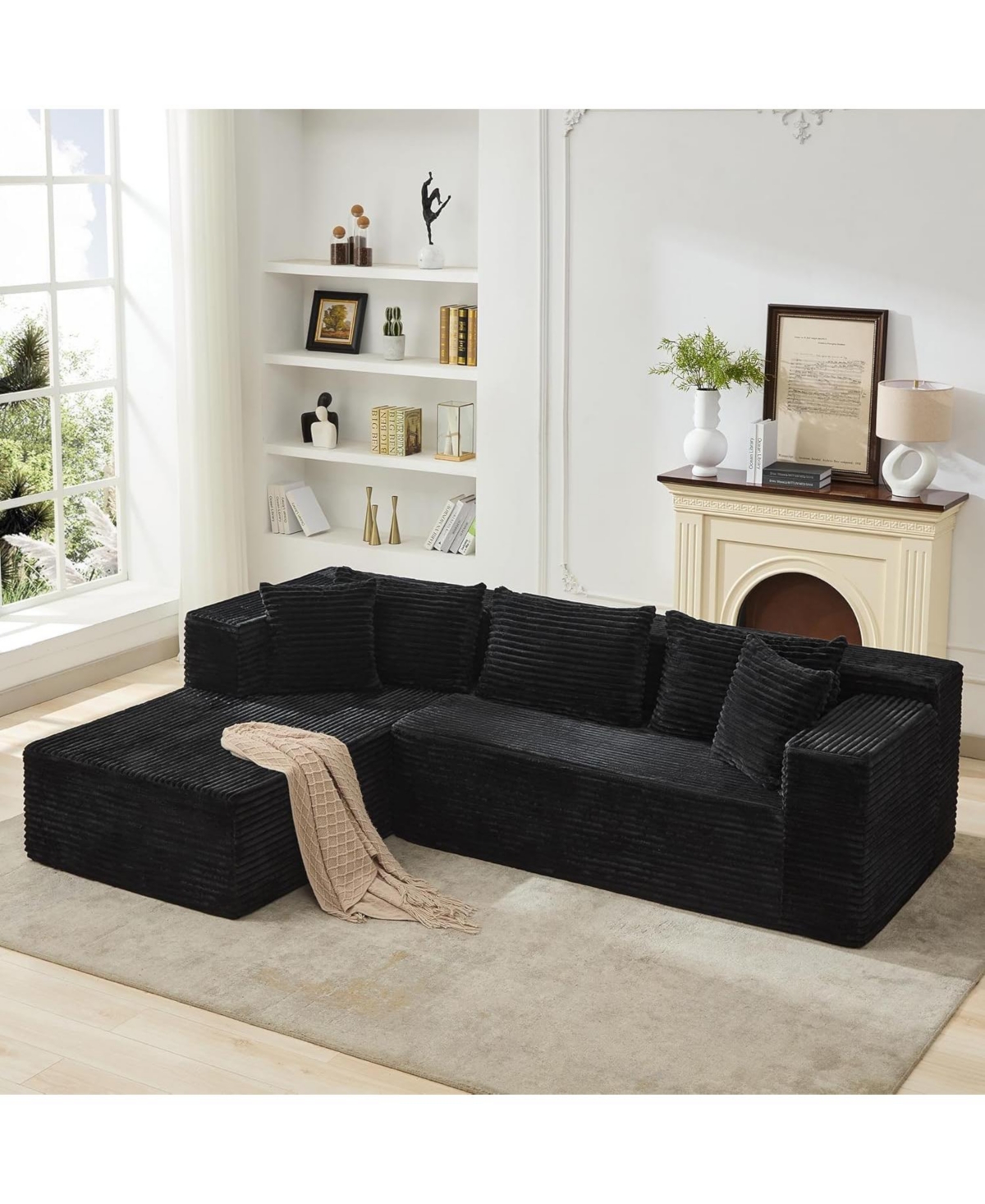 Click here for gaomon 106 Cloud Sectional Couch with L-Shape Chai... prices