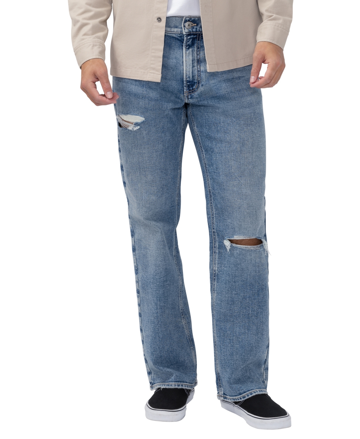 Click here for Silver Jeans Co. Mens Zac Straight-Leg Jeans - Roc... prices