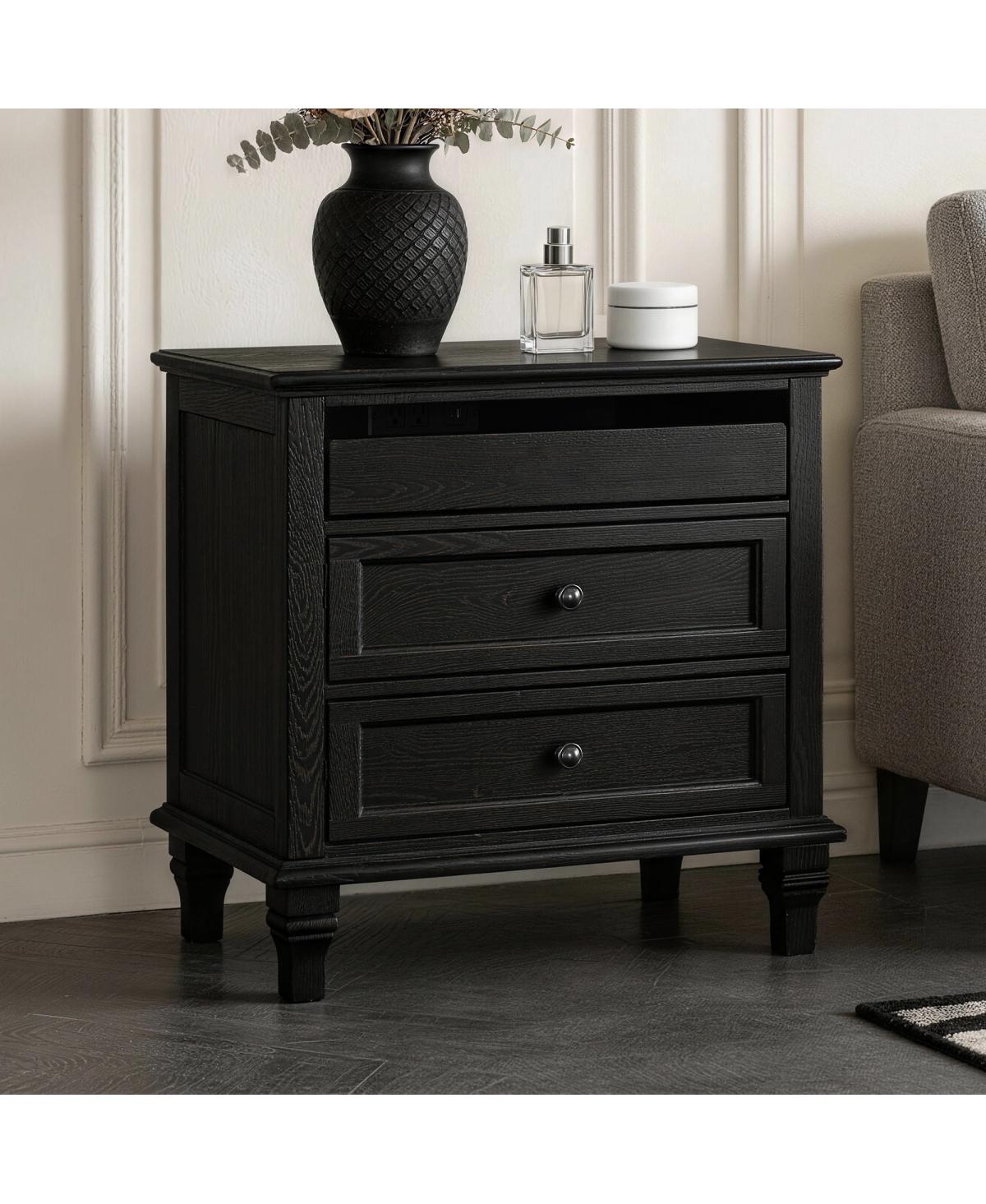 Click here for Streamdale Furniture 28 Farmhouse 3-Drawer Nightst... prices