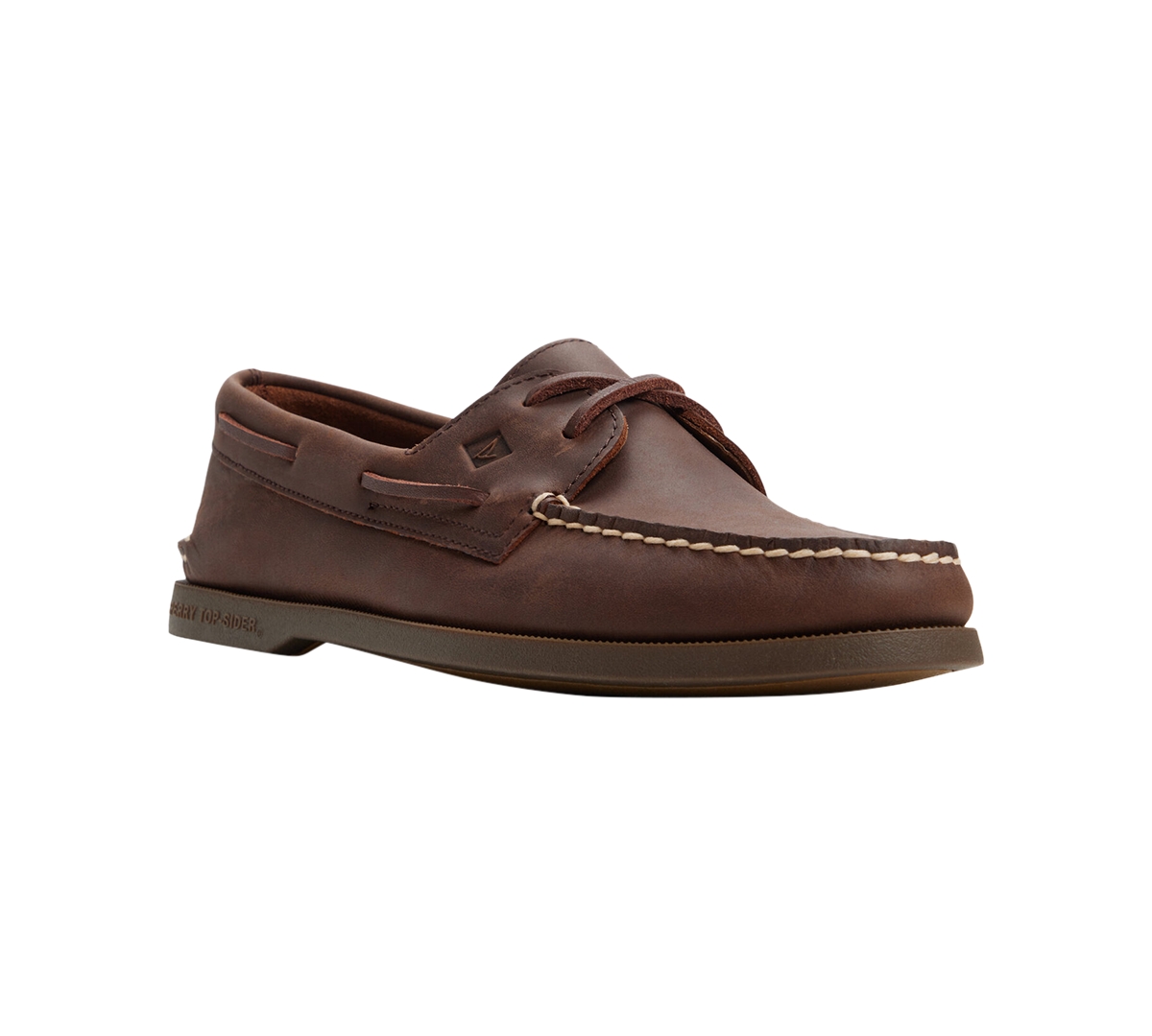 Click here for Sperry Mens Round-Toe Boat Shoes - Chestnut Leathe... prices