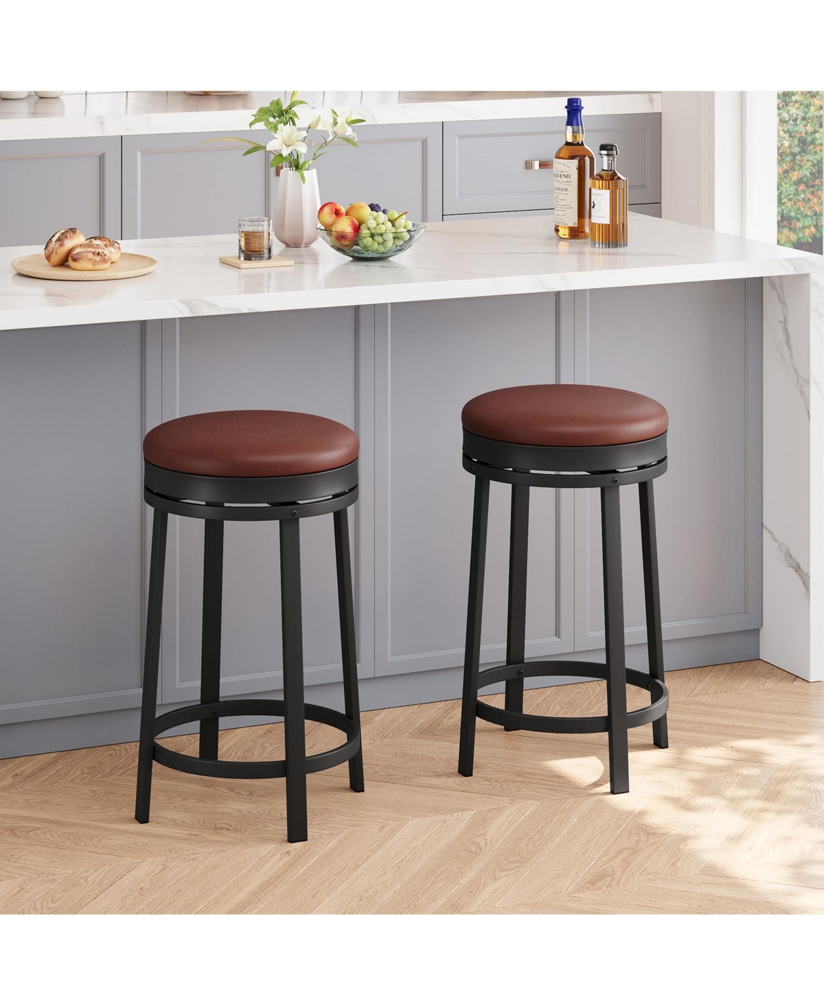Click here for Set of 1/2/4 24 Inch Swivel Counter Height Bar Sto... prices
