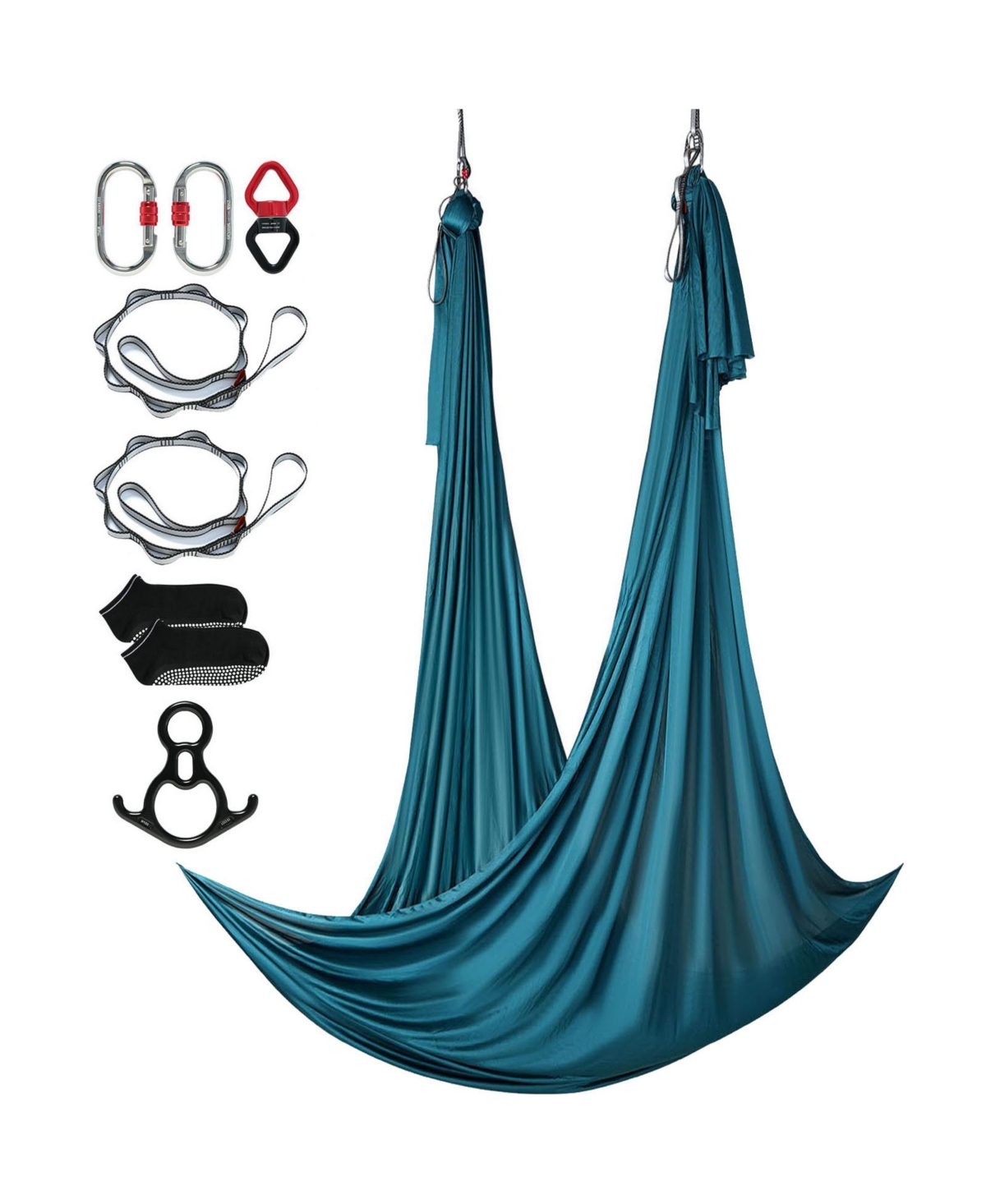 Click here for Vevor Aerial Silk Yoga Swing Set 11 Yards Hammock... prices
