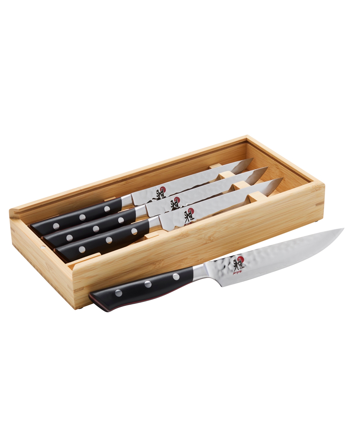 Click here for Miyabi Hisho 4-piece Steak Knife Set with Box - Bl... prices