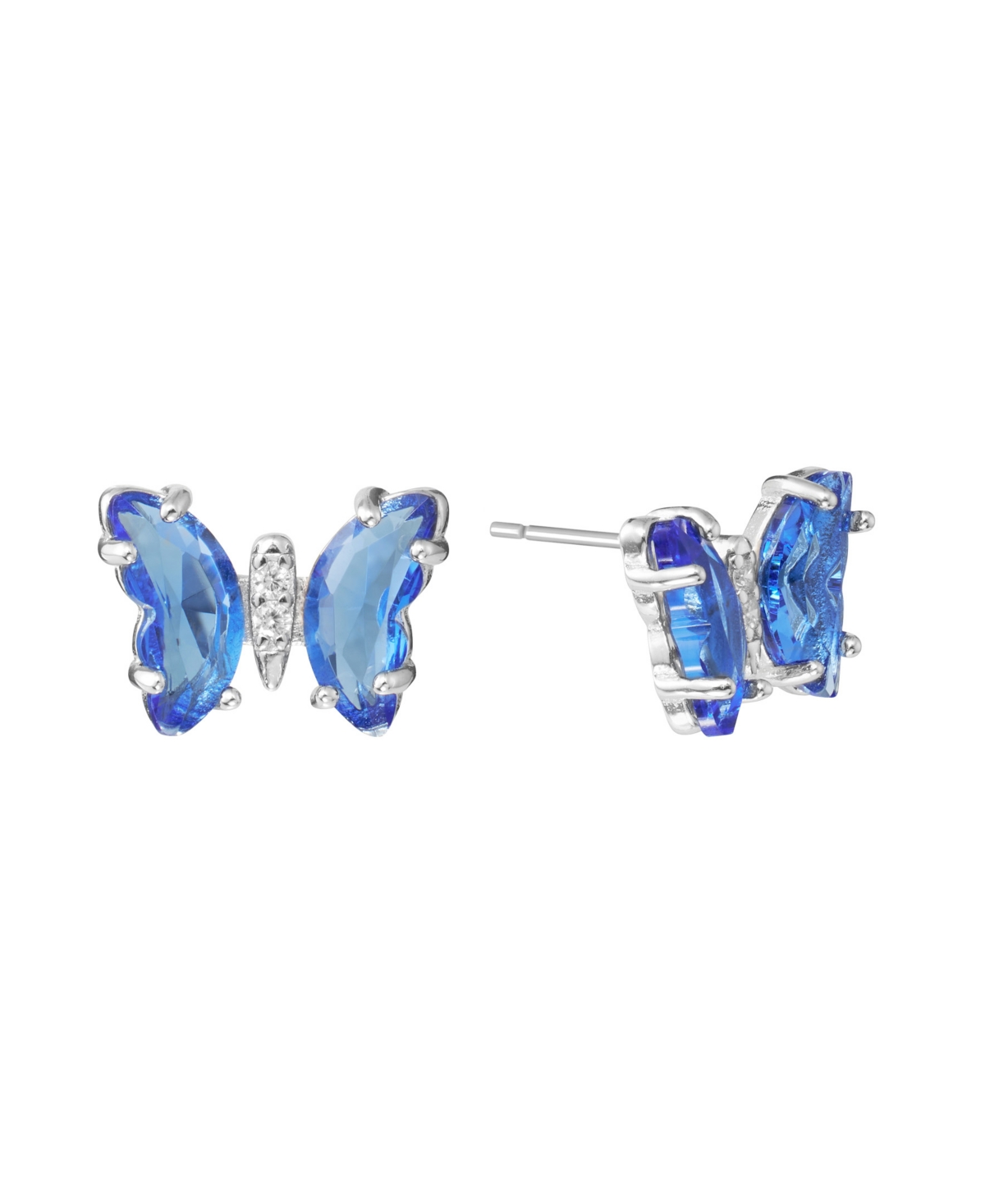 Click here for Macys Crystal Butterfly with Cubic Zirconia Stud E... prices