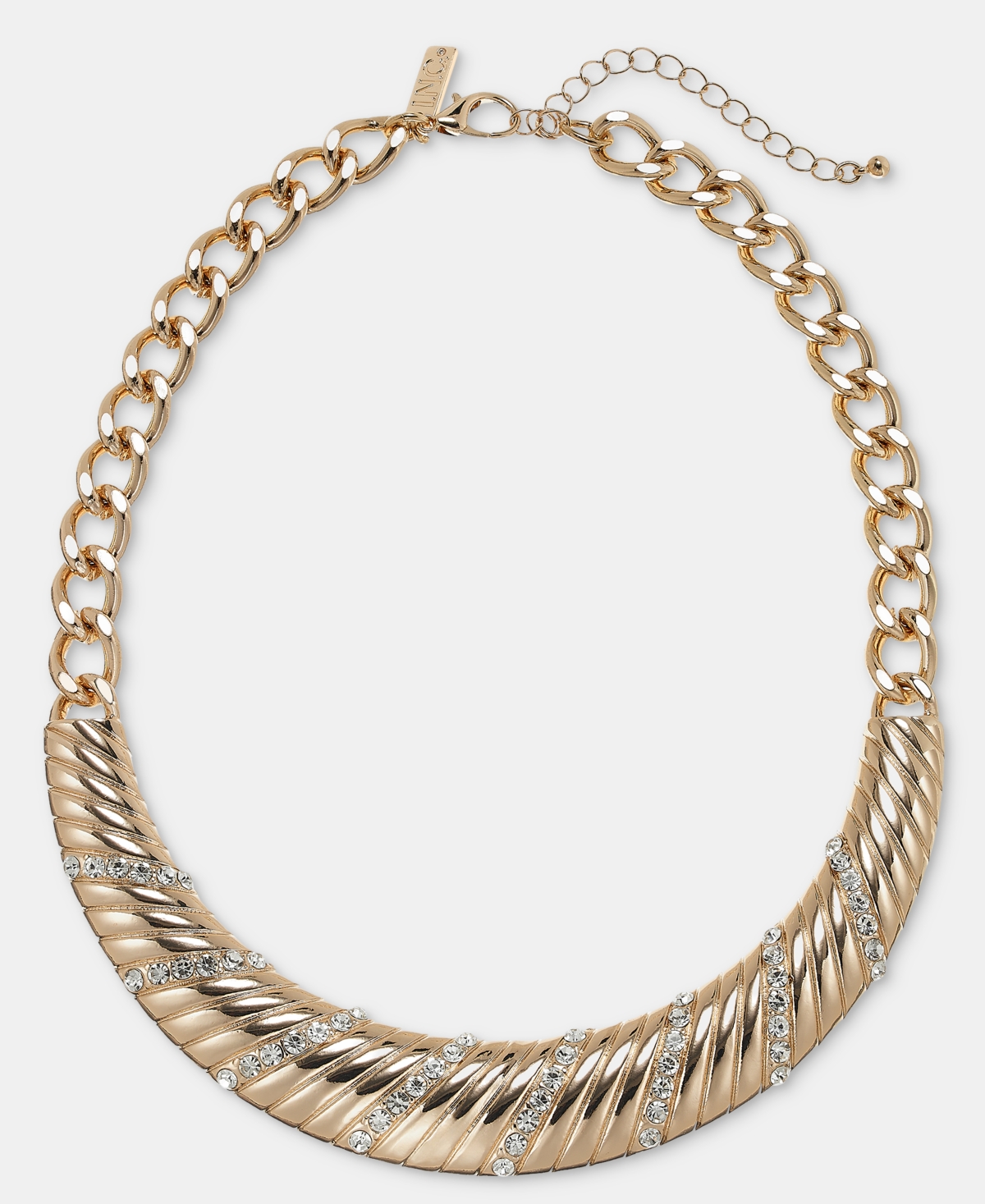 Click here for I.n.c. International Concepts Pave Twist Collar Ne... prices
