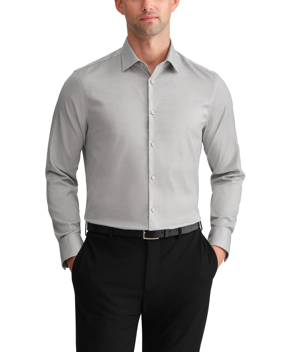 Click here for Calvin Klein Mens Stretch Slim-Fit Dress Shirt - M... prices