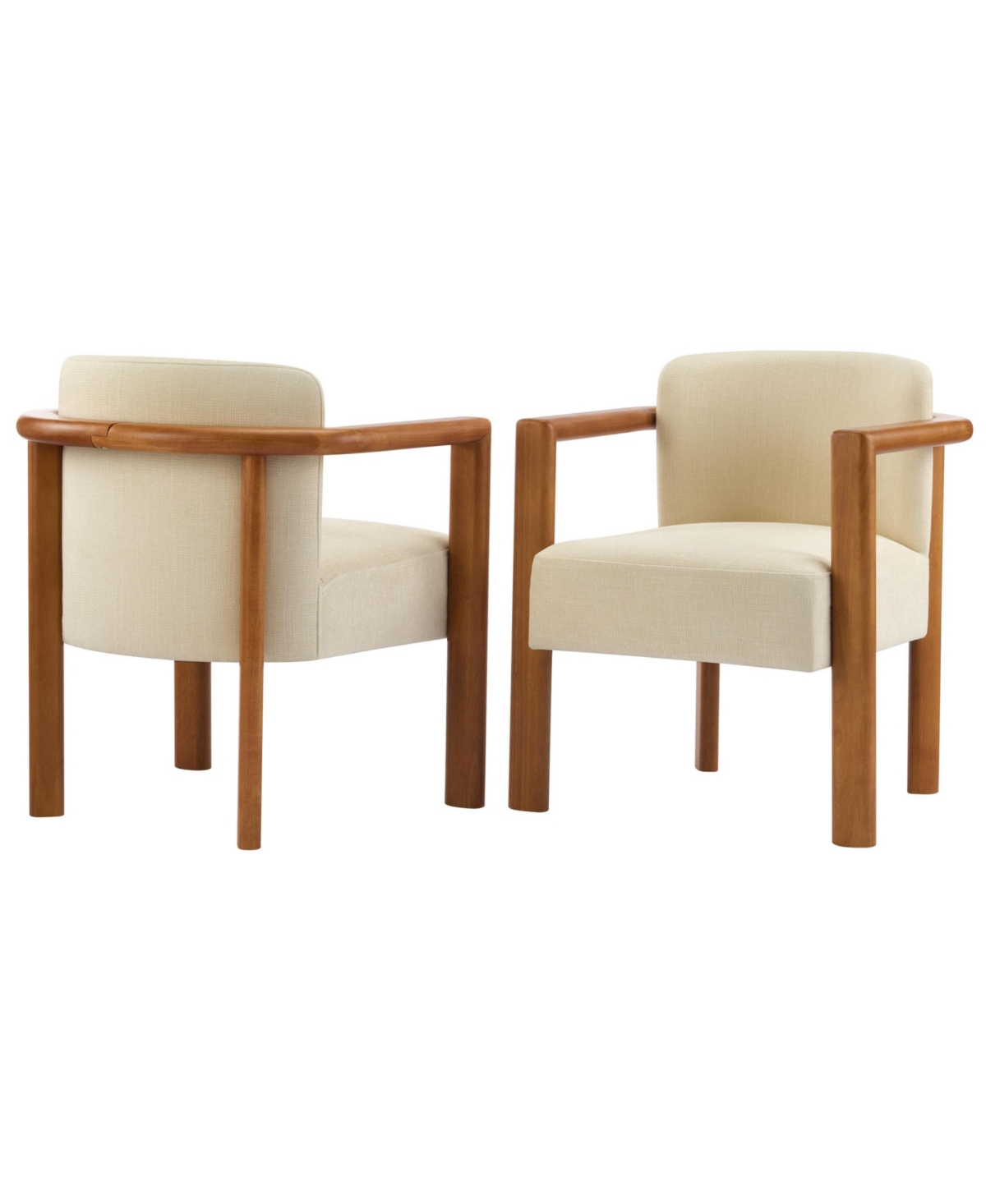 Click here for Boyel Living 2-Piece Modern Dining Armchairs  Fabr... prices