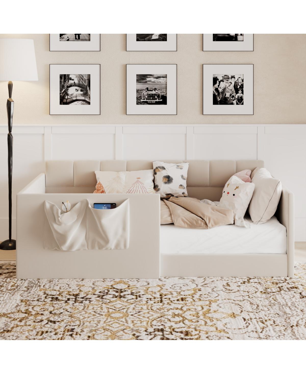 Click here for Streamdale Furniture Twin Size Velvet Upholstered... prices