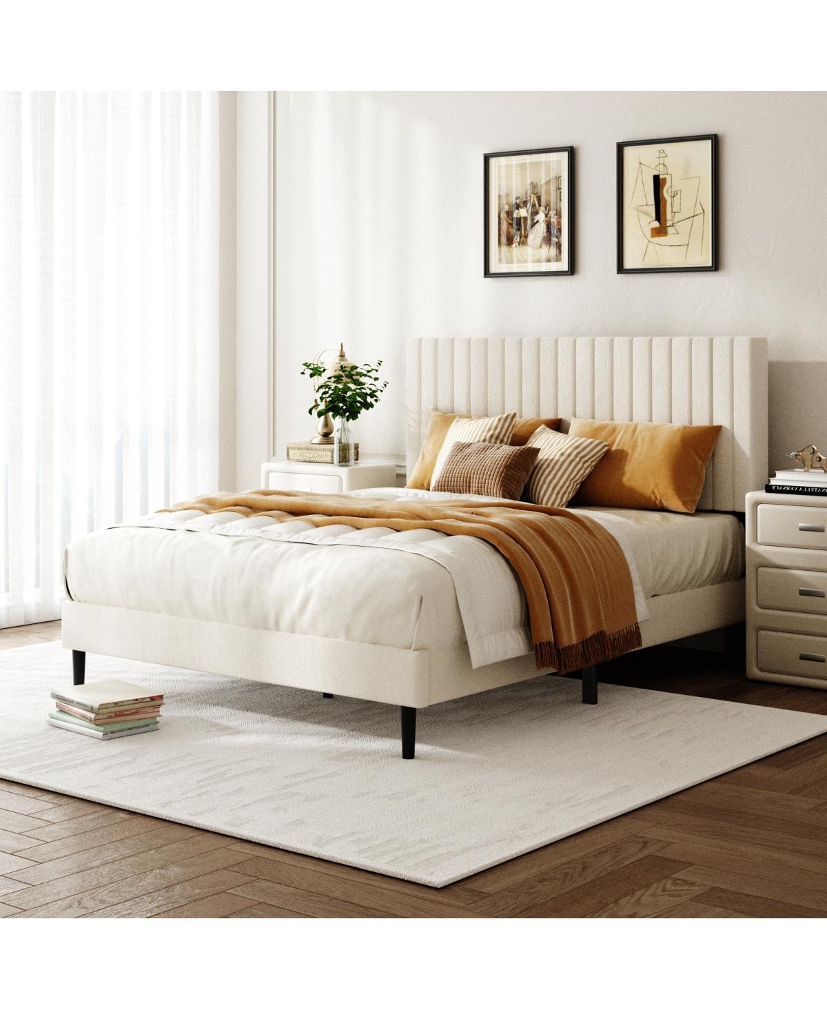 Click here for Streamdale Furniture Queen Size Velvet Upholstered... prices