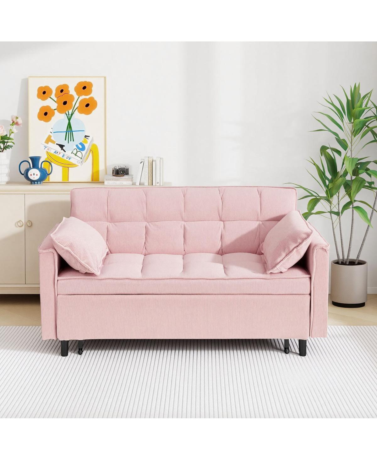 Click here for Streamdale Furniture Corduroy Modular Sleeper Sofa... prices
