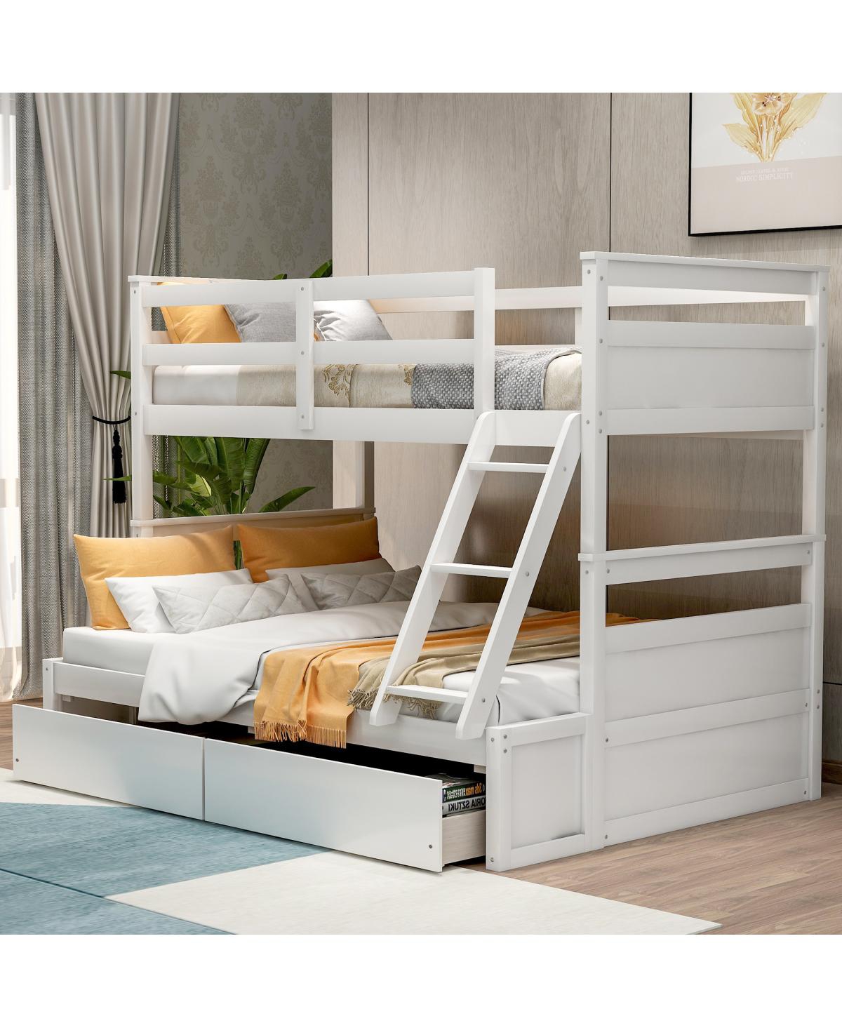 Click here for Streamdale Furniture Twin Over Full Bunk Bed with... prices
