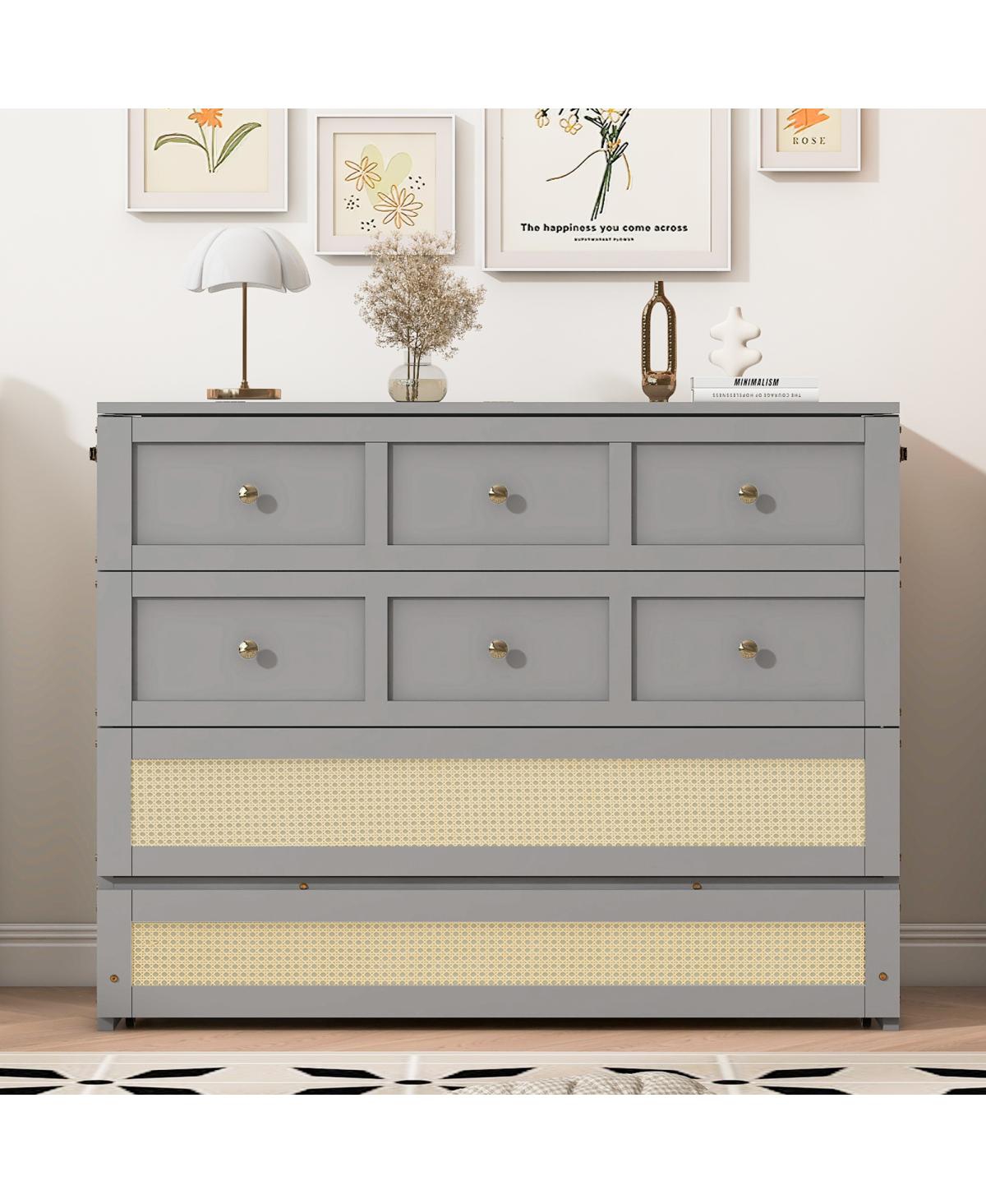 Click here for Streamdale Furniture Full Size Murphy Bed with Lar... prices