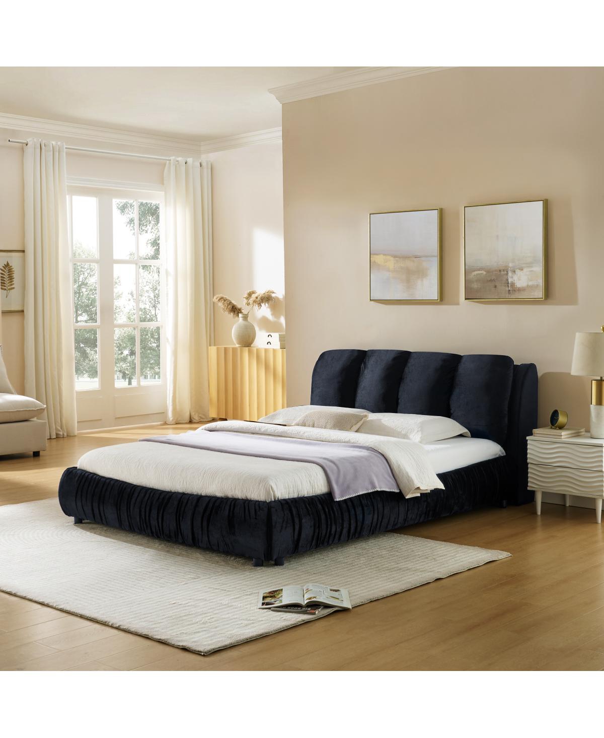 Click here for Streamdale Furniture Queen Size Upholstered Bed Fr... prices