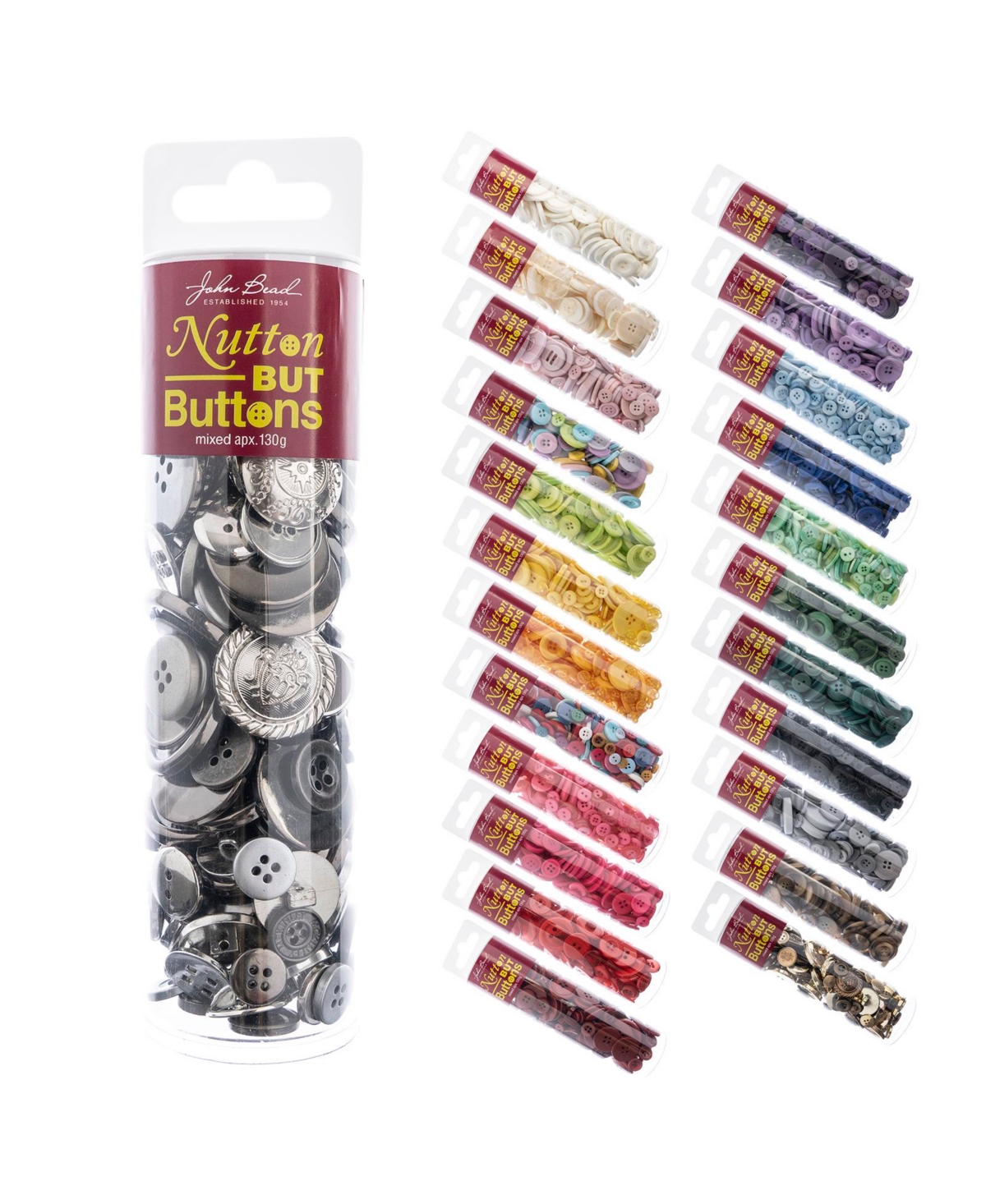 Click here for John Bead Nutton but Buttons Mixed Sizes for Diy C... prices