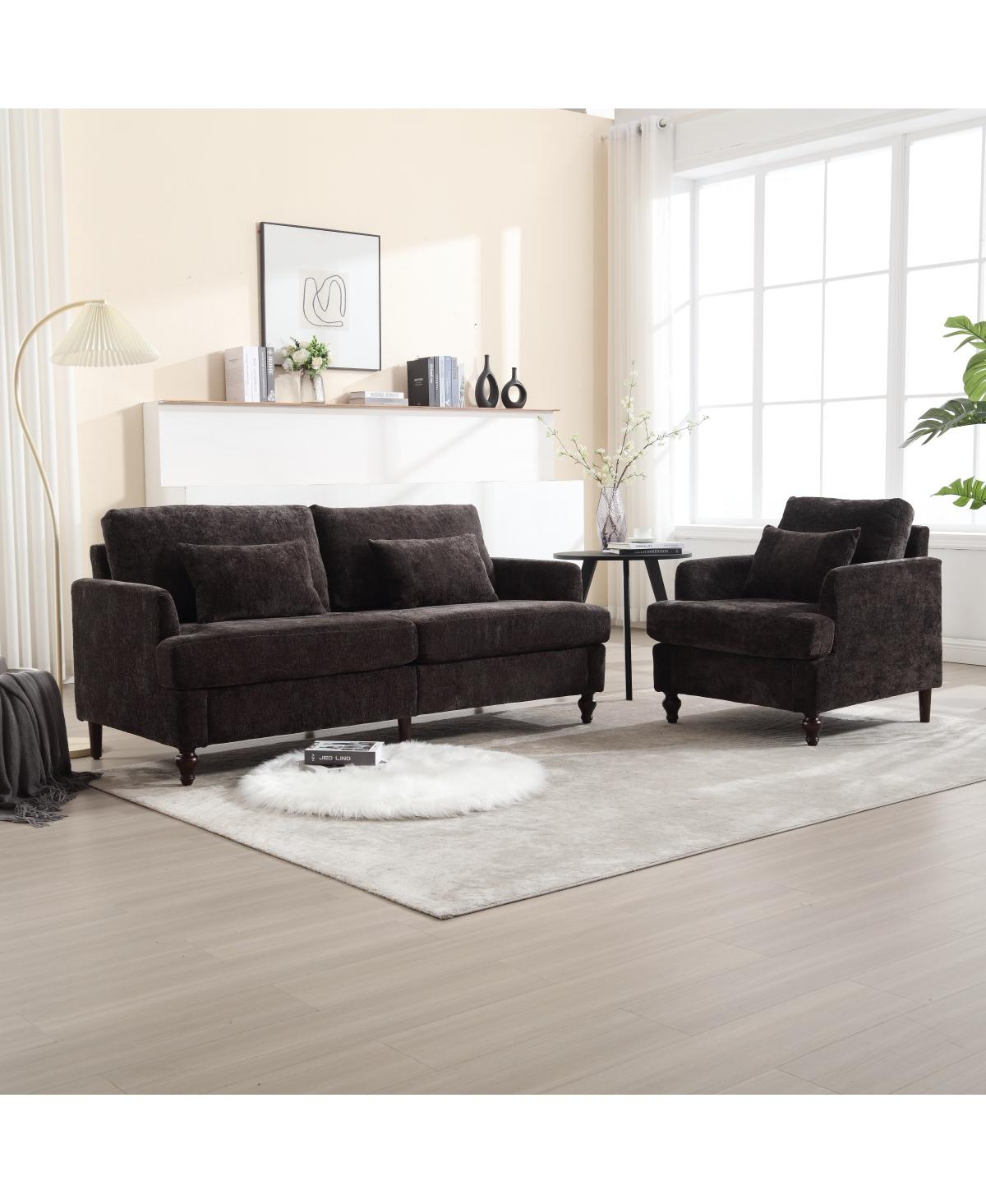 Click here for Streamdale Furniture Mid-Century Modern Chenille 2... prices