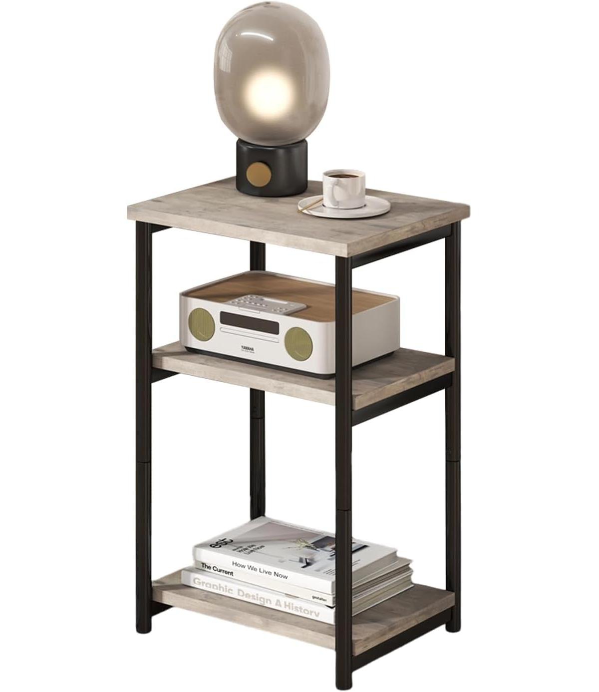 Click here for gaomon 3-Tier End Table with Storage Shelf  Metal... prices