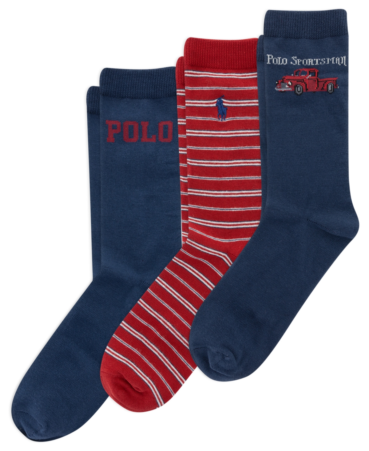 Click here for Polo Ralph Lauren Boys 4-11 Vintage Truck Socks  3... prices