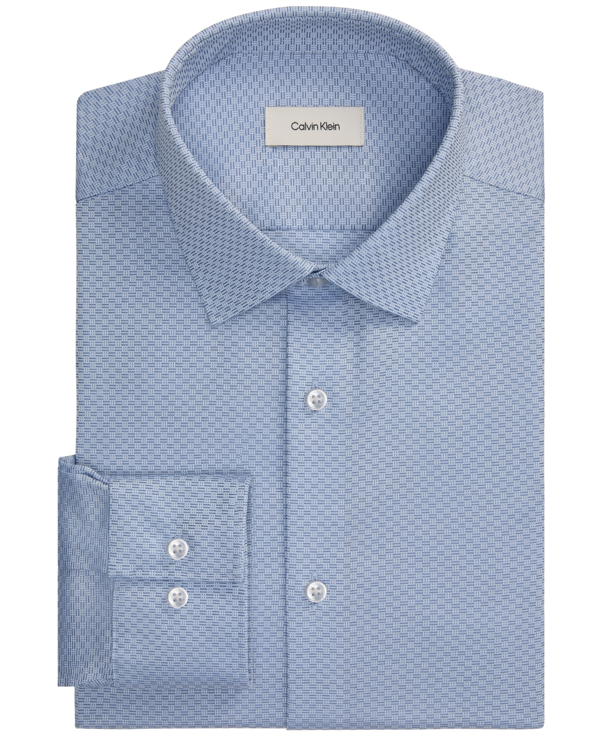 Click here for Calvin Klein Mens Stretch Slim-Fit Dress Shirt - M... prices