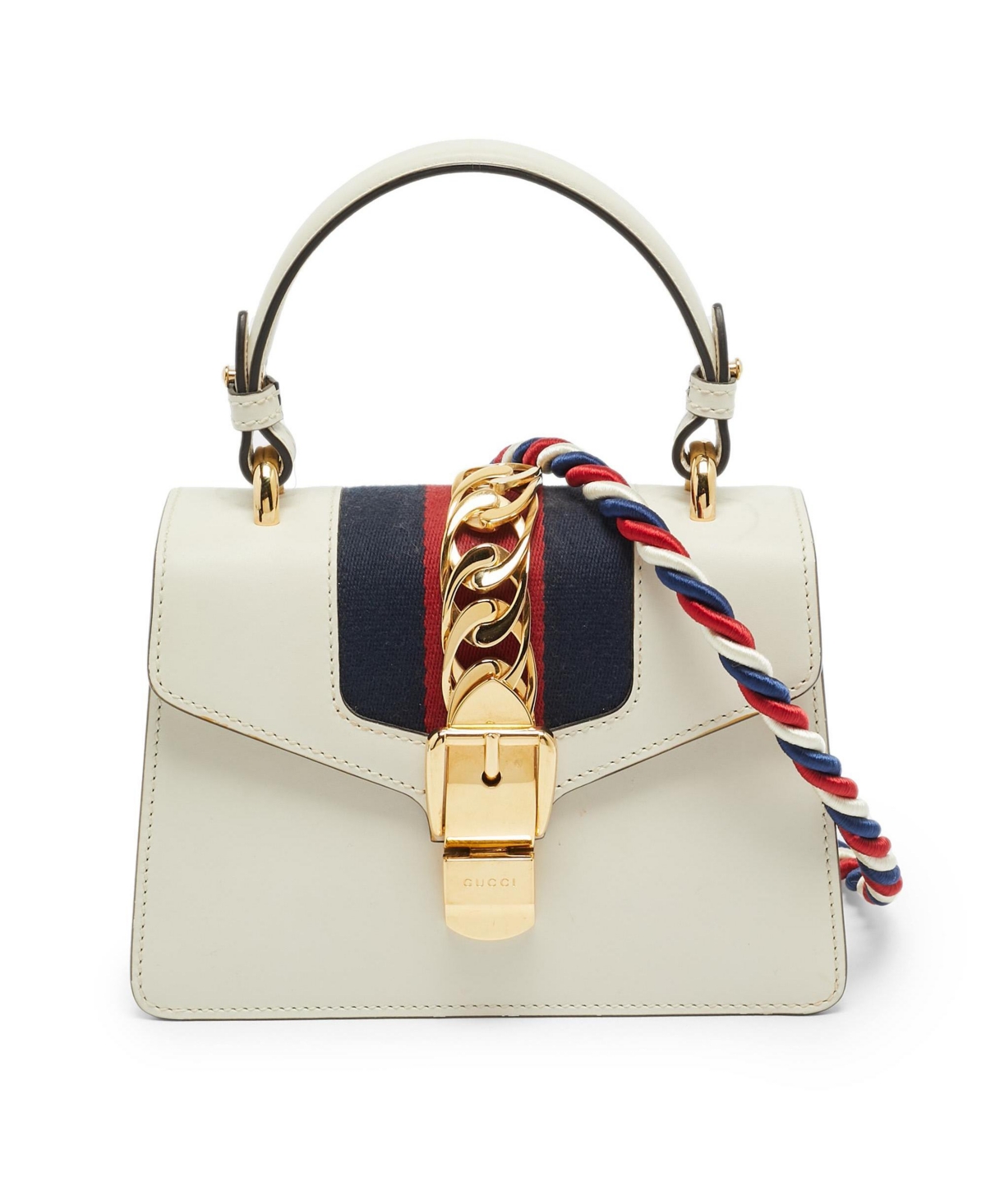 Click here for Pre-Owned Gucci Sylvie Leather Top Handle Bag prices