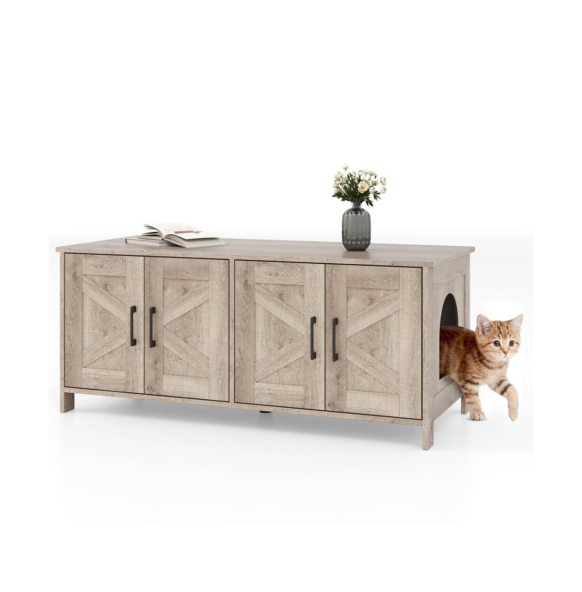 Click here for Ruie Hidden Cat Litter Box Enclosure End Table for... prices