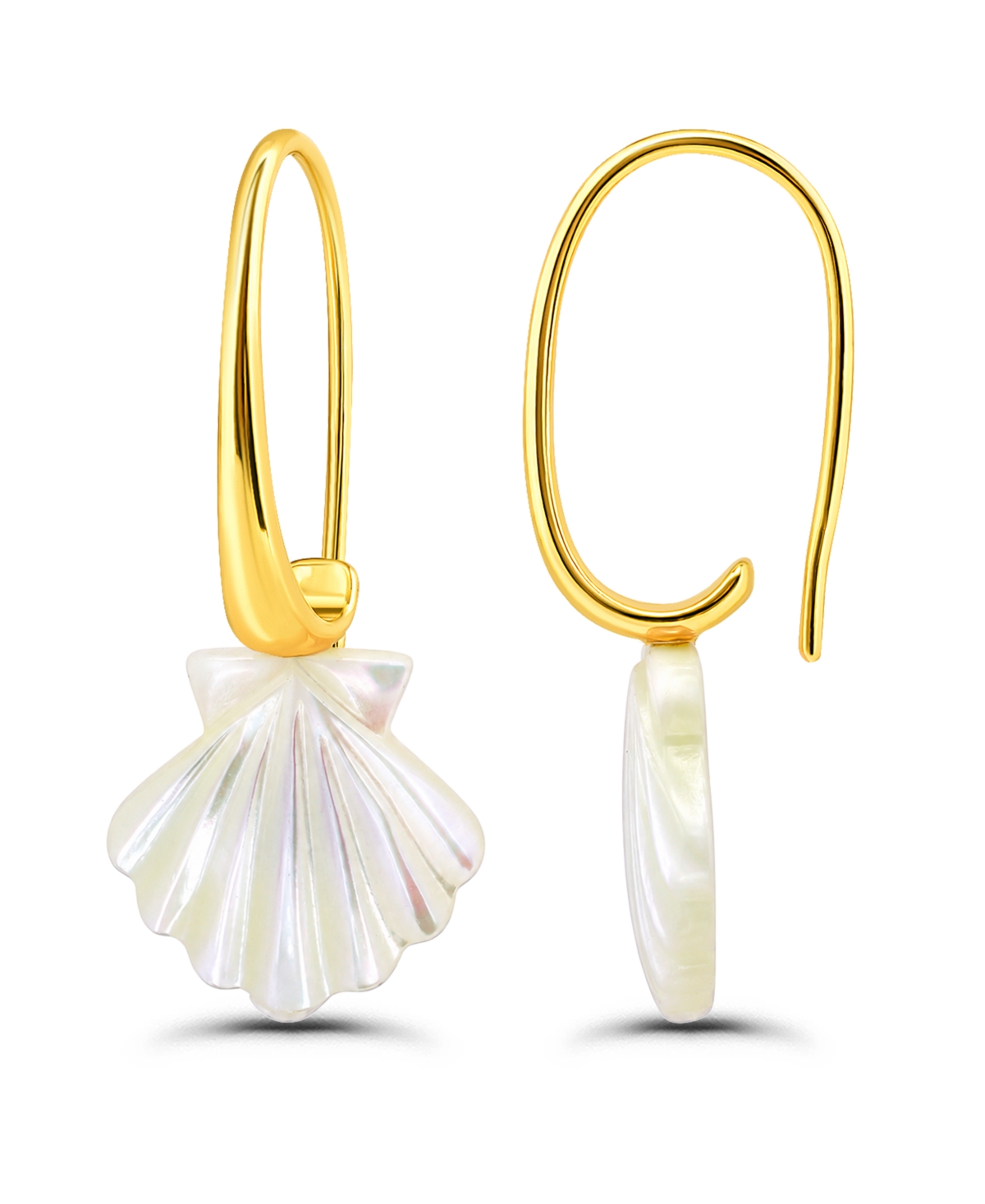 Click here for Macys Genuine Imitation Pearl Clamshell Shape Drop... prices