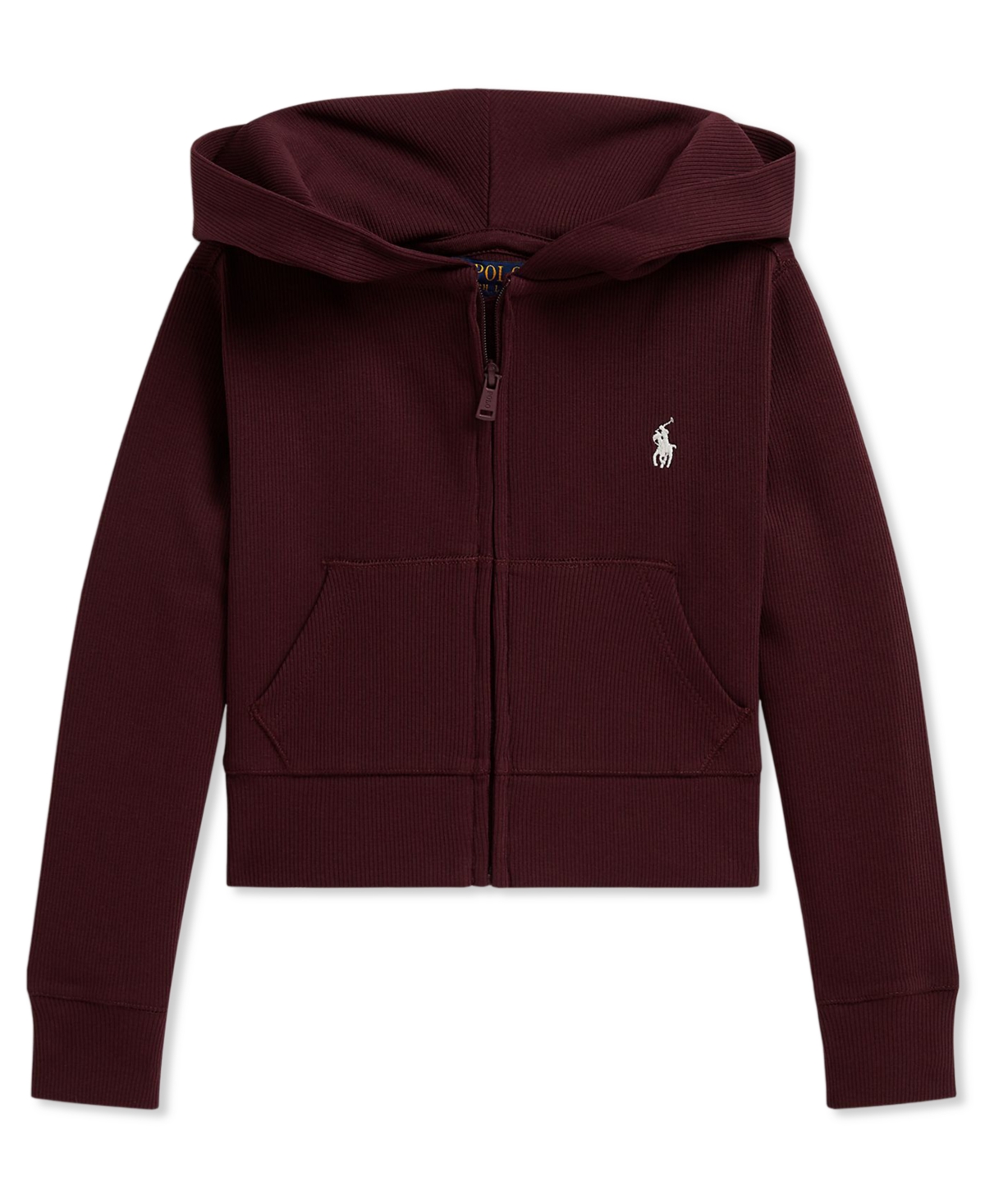 Click here for Polo Ralph Lauren Girls 2T-6X Ribbed Boxy Full-Zip... prices