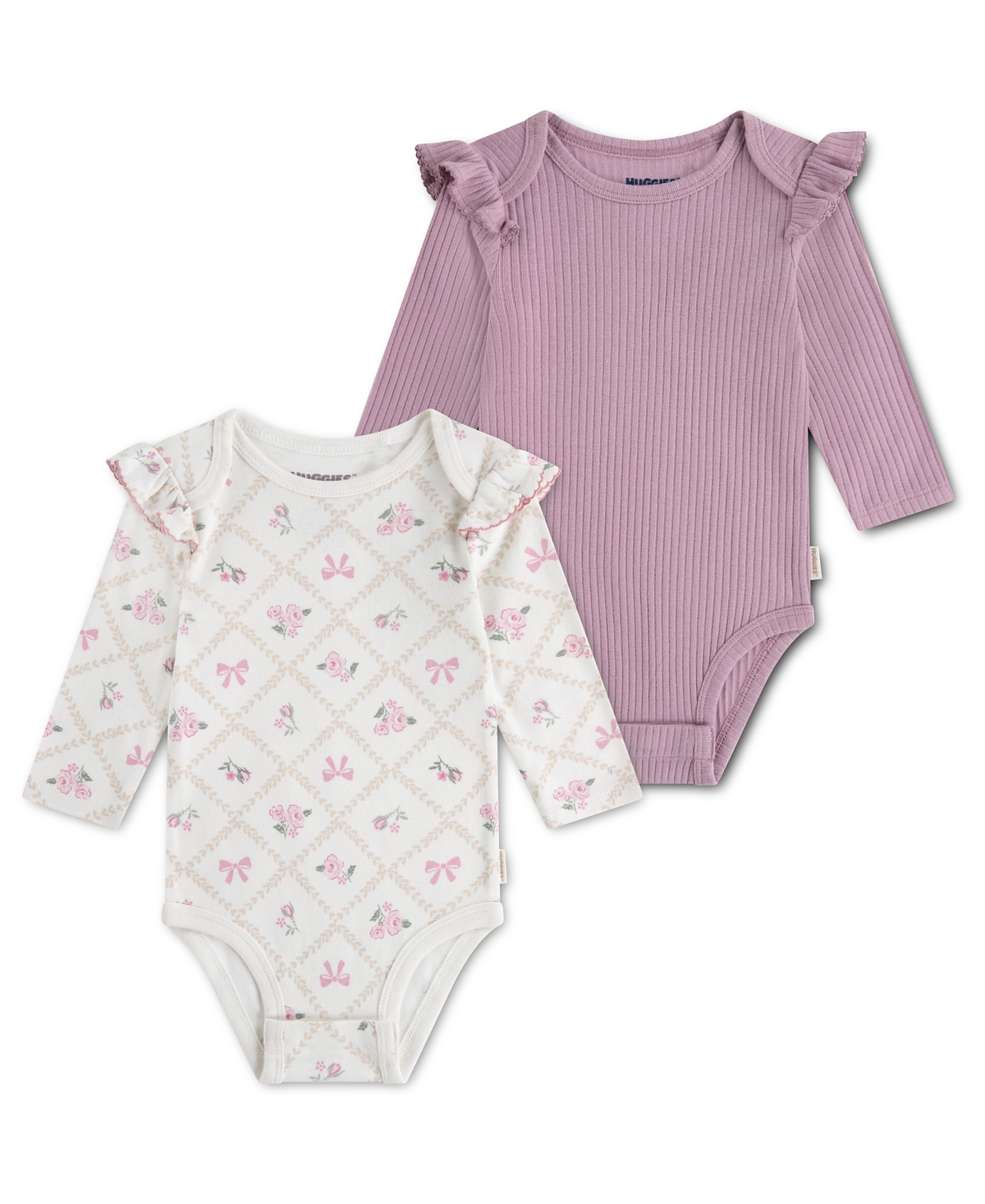 Click here for Huggies Baby Girls Babywear Long-Sleeve Bodysuits... prices