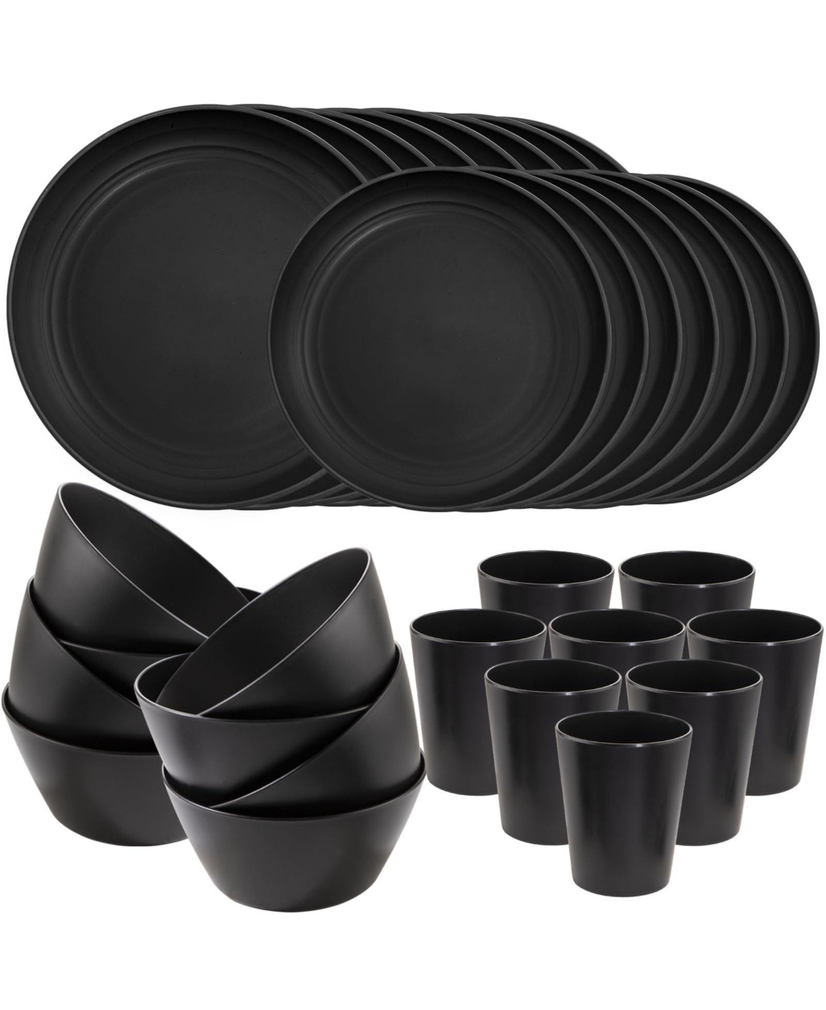 Click here for Piscifun 48 Piece Wheat Straw Dinnerware Set For 1... prices