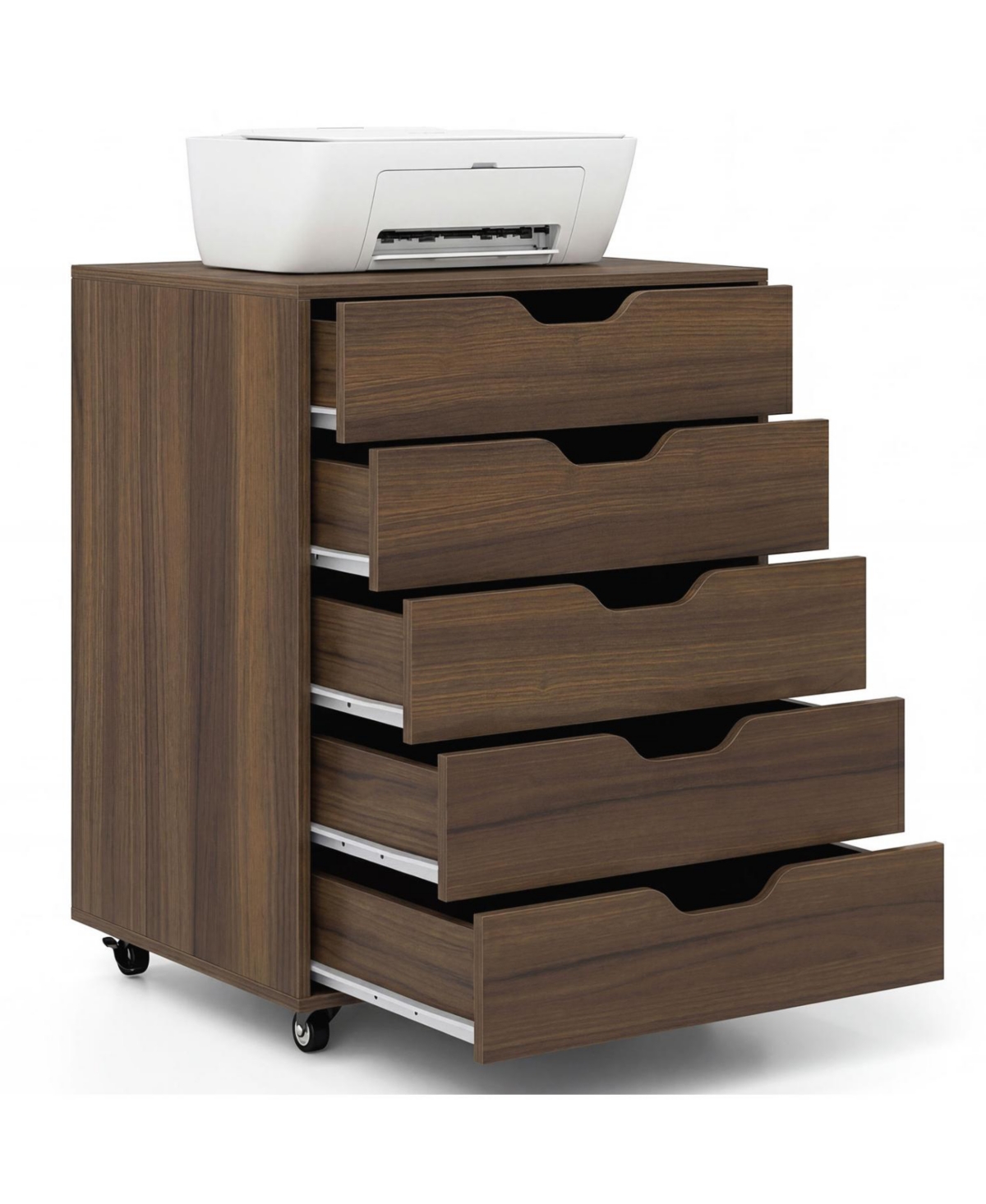 Click here for Mecale 5-Drawer Mobile File Cabinet with Lockable... prices