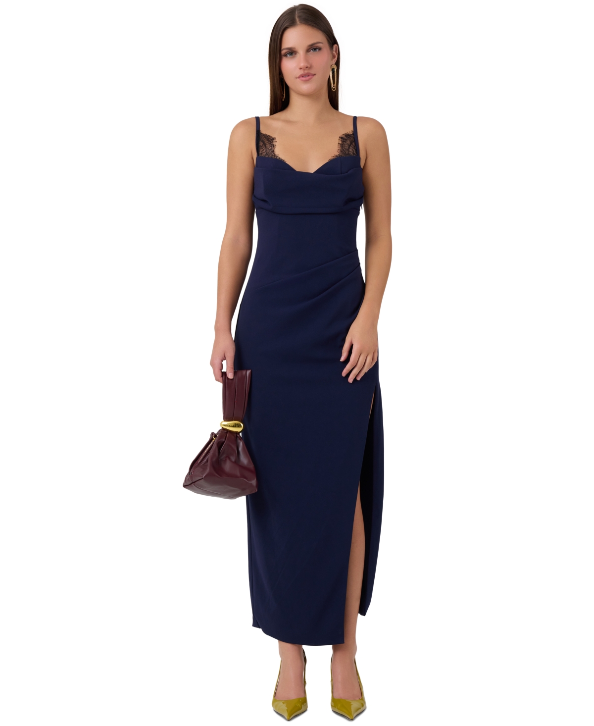 Click here for Rachel Rachel Roy Womens V-Neck Dress - Deep Indig... prices