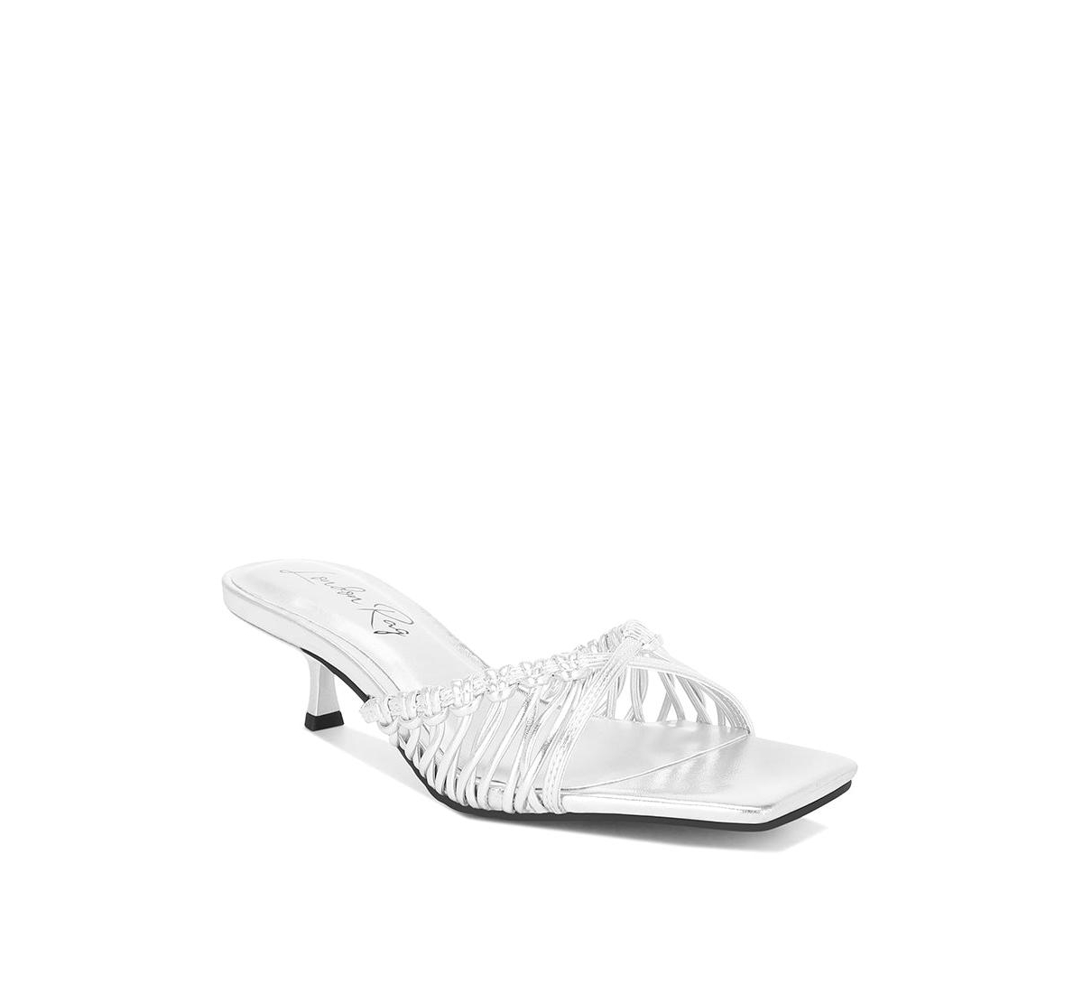Click here for London Rag Womens Zeldara Braided Strappy Kitten H... prices