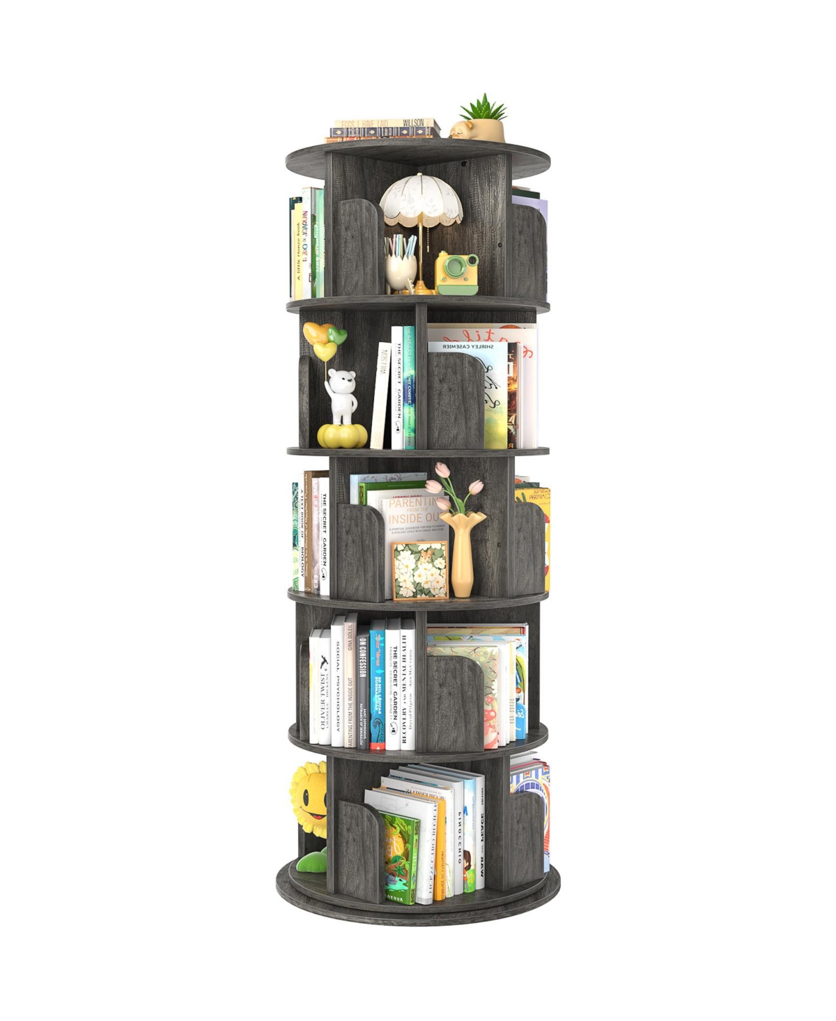 Click here for 360 Display Wooden Rotating Bookcase  Corner Books... prices