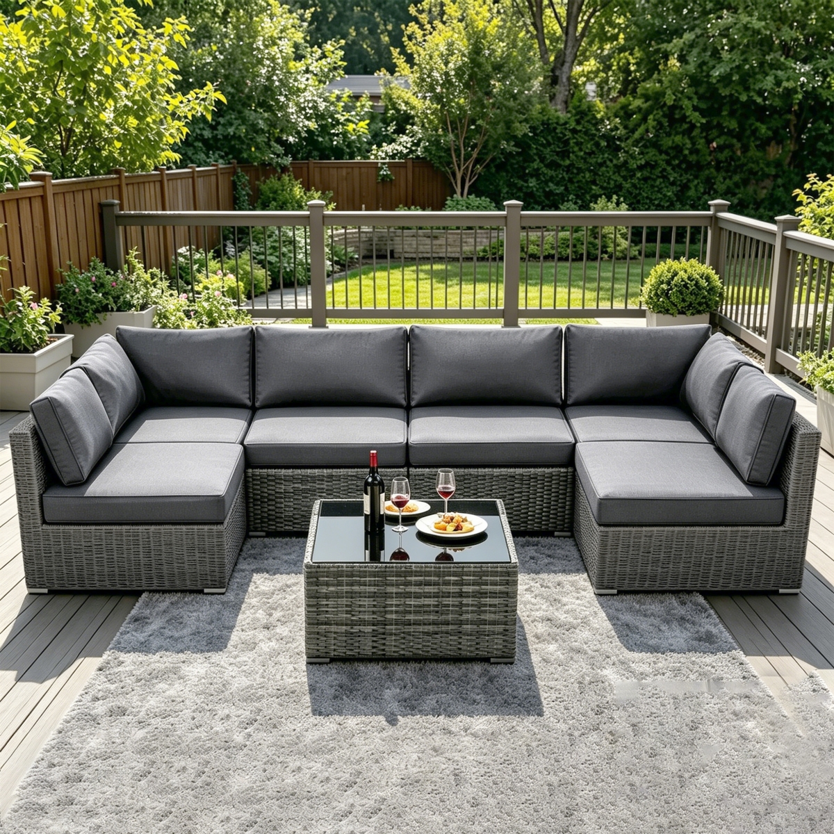 Click here for gaomon Patio Furniture Cushions Set 14-Piece Repla... prices