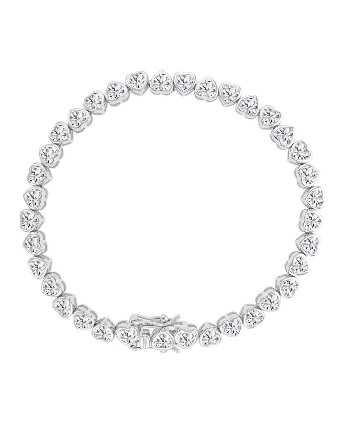 Click here for Macys 14k Gold-Plated Bezel Crystal Tennis Bracele... prices