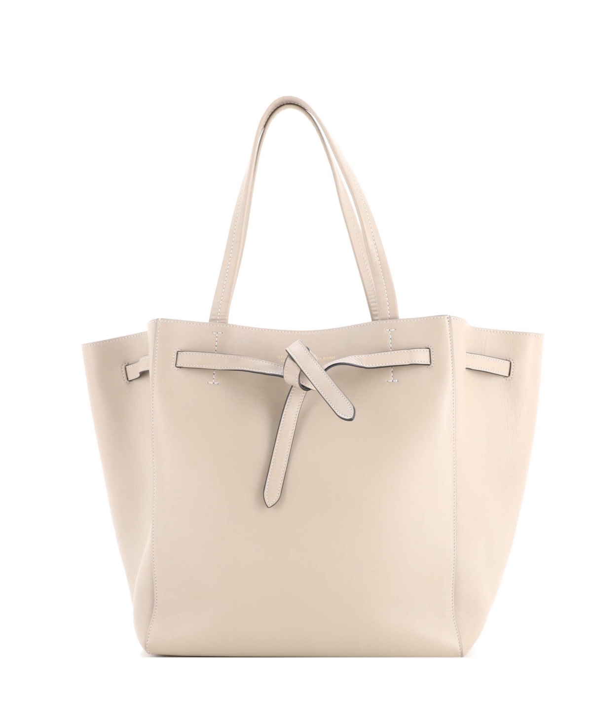 Click here for Pre-Owned Celine Medium Phantom Tie Cabas Tote Lea... prices