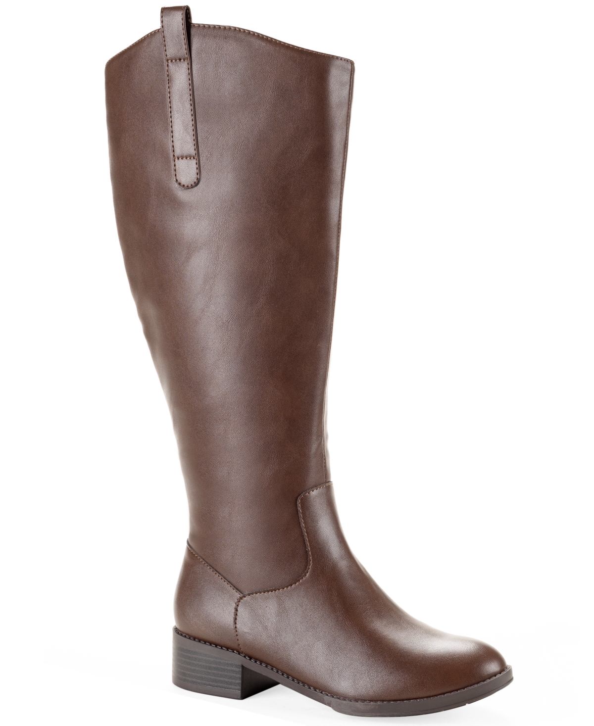 Click here for Style & Co Womens Valoraa Round Toe Wide-Calf Ridi... prices