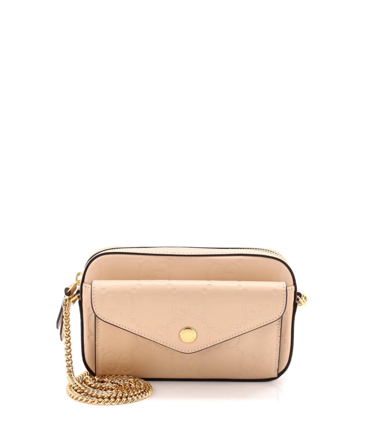Click here for Pre-Owned Gucci Super Mini Front Pocket Chain Shou... prices