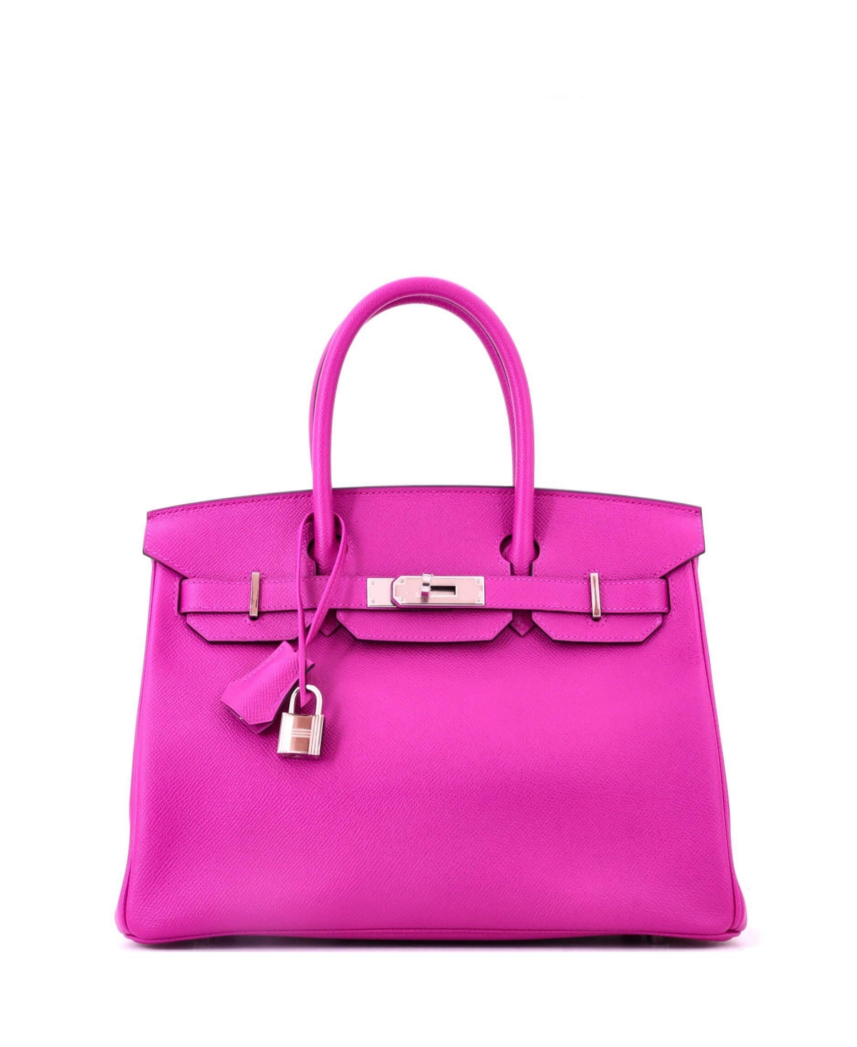 Click here for Pre-Owned Hermes Birkin 30 Handbag Pink Epsom with... prices