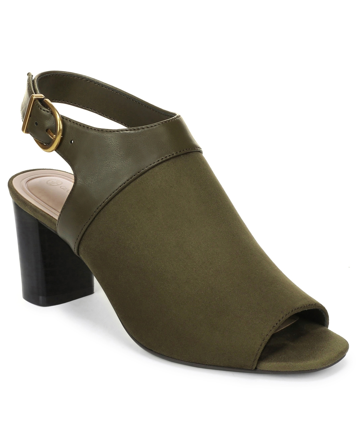 Click here for Giani Bernini Womens Vondah Block Heel Peep Toe Sh... prices